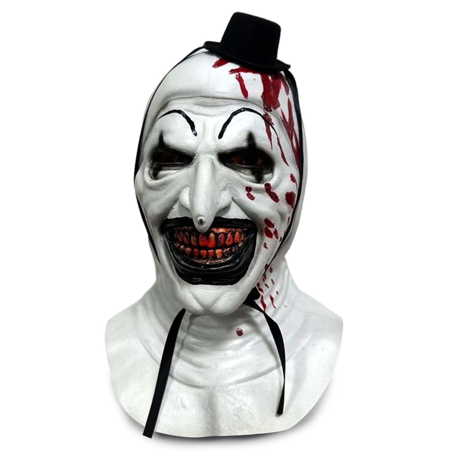Terrifier Art the Clown Costume Mask for Adults – Scary Killer Clown ...