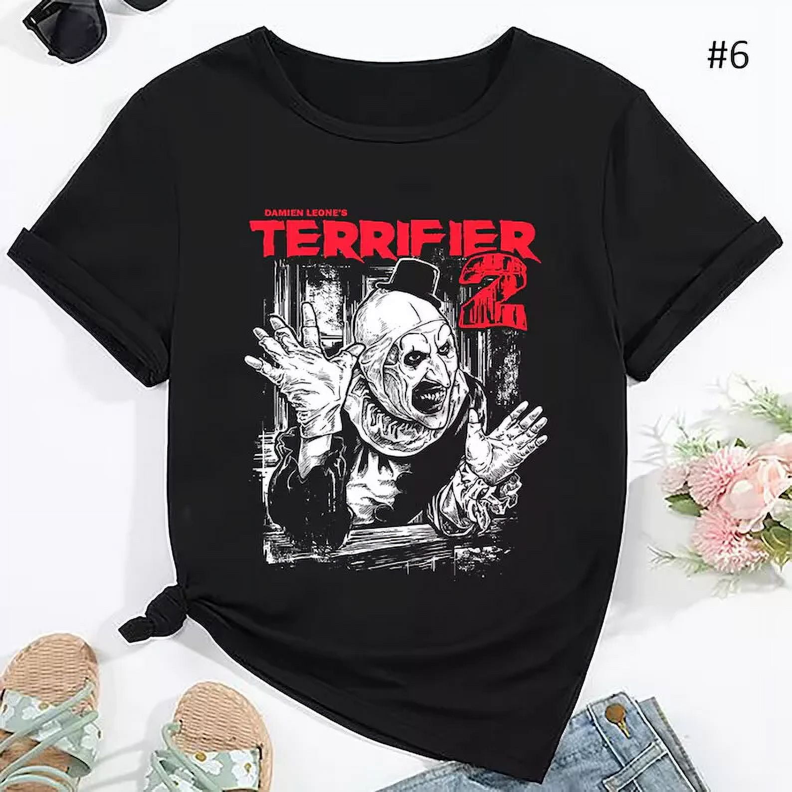 Terrifier "Art The Clown" Horror Movie Unisex T - Walmart.com