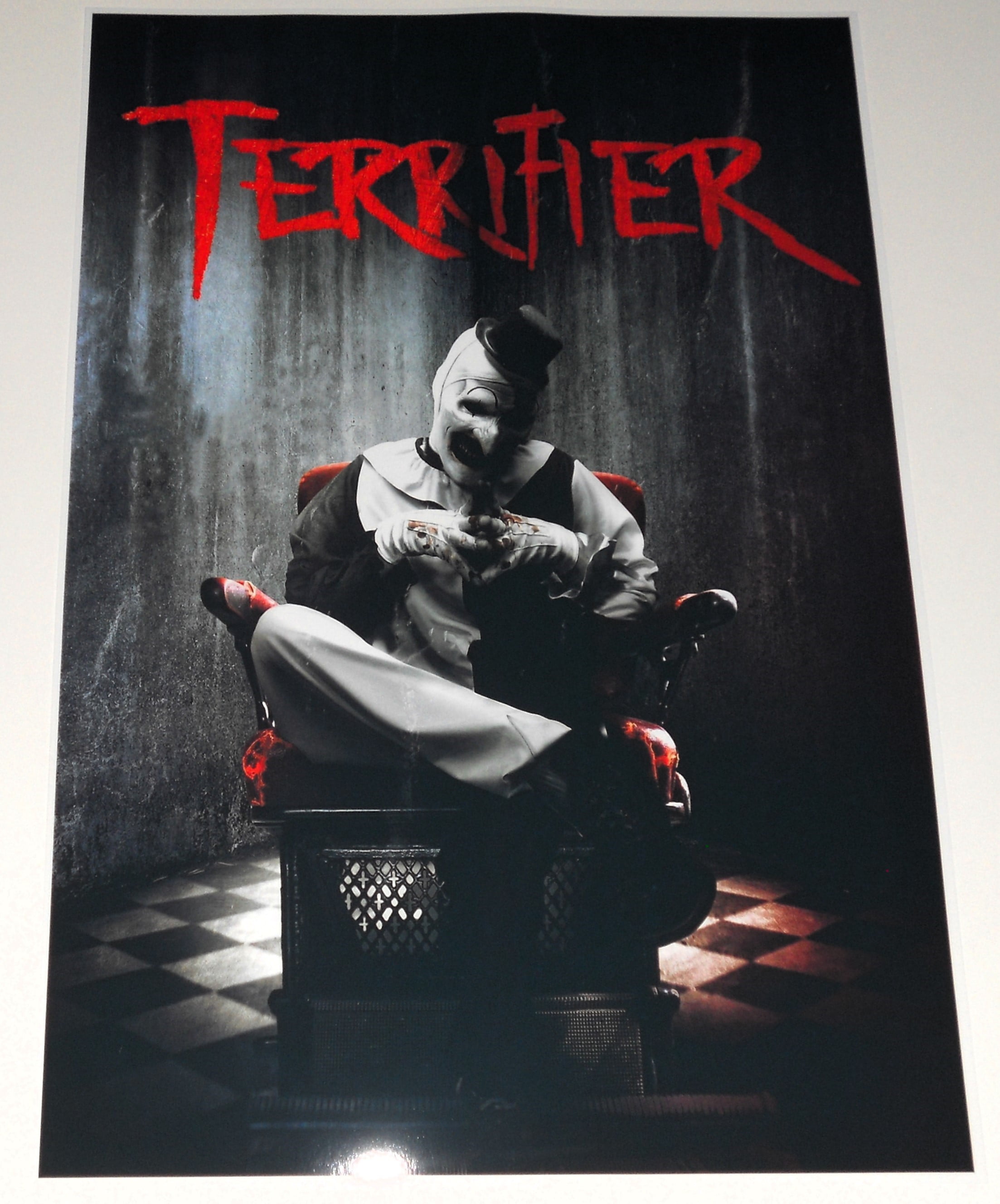 Terrifier Art the Clown 2016 Cult/Extreme Horror Poster 19"x13" Killer ...
