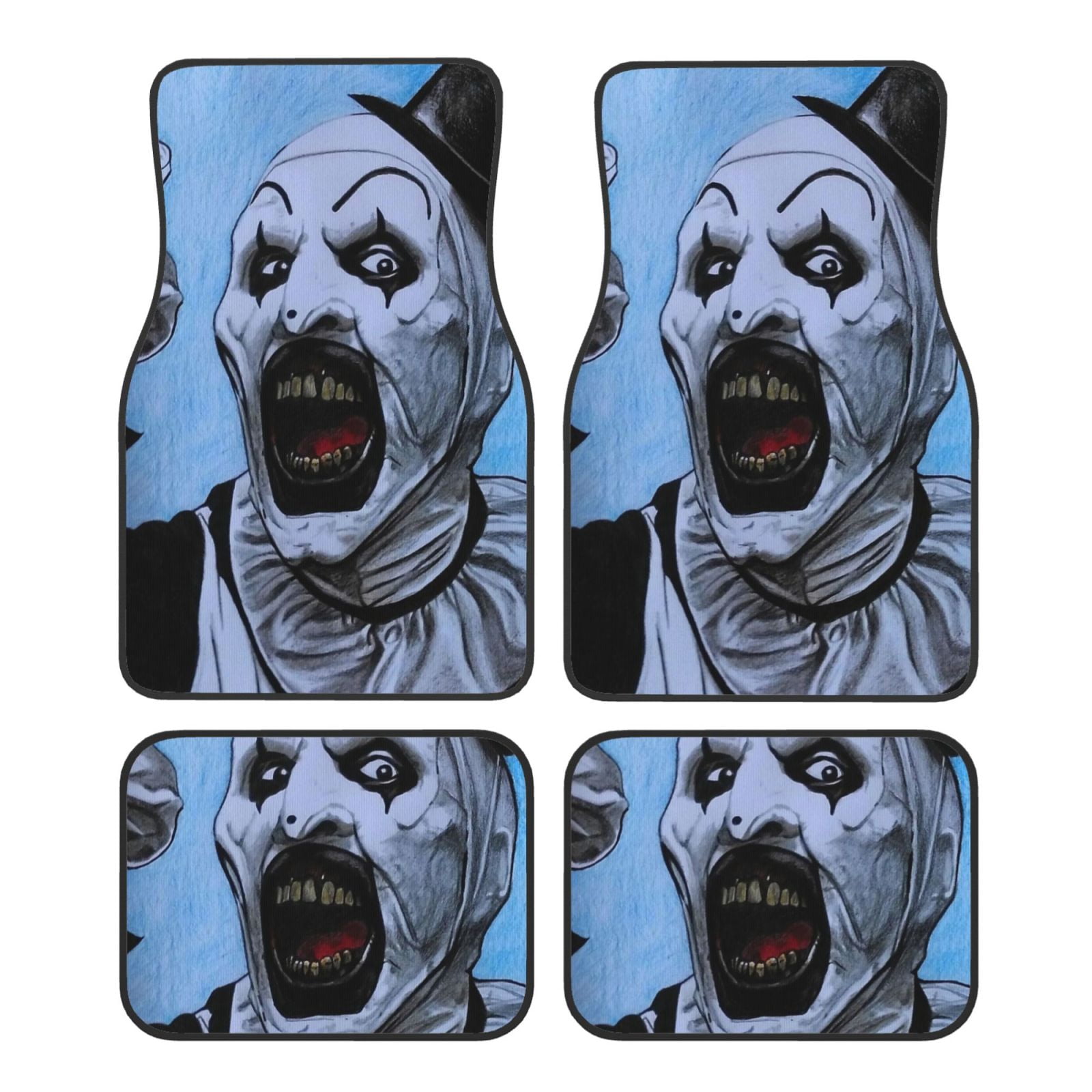 Terrifier Car Floor Mats Set of 4, Anti-Skid Universal Automotive ...