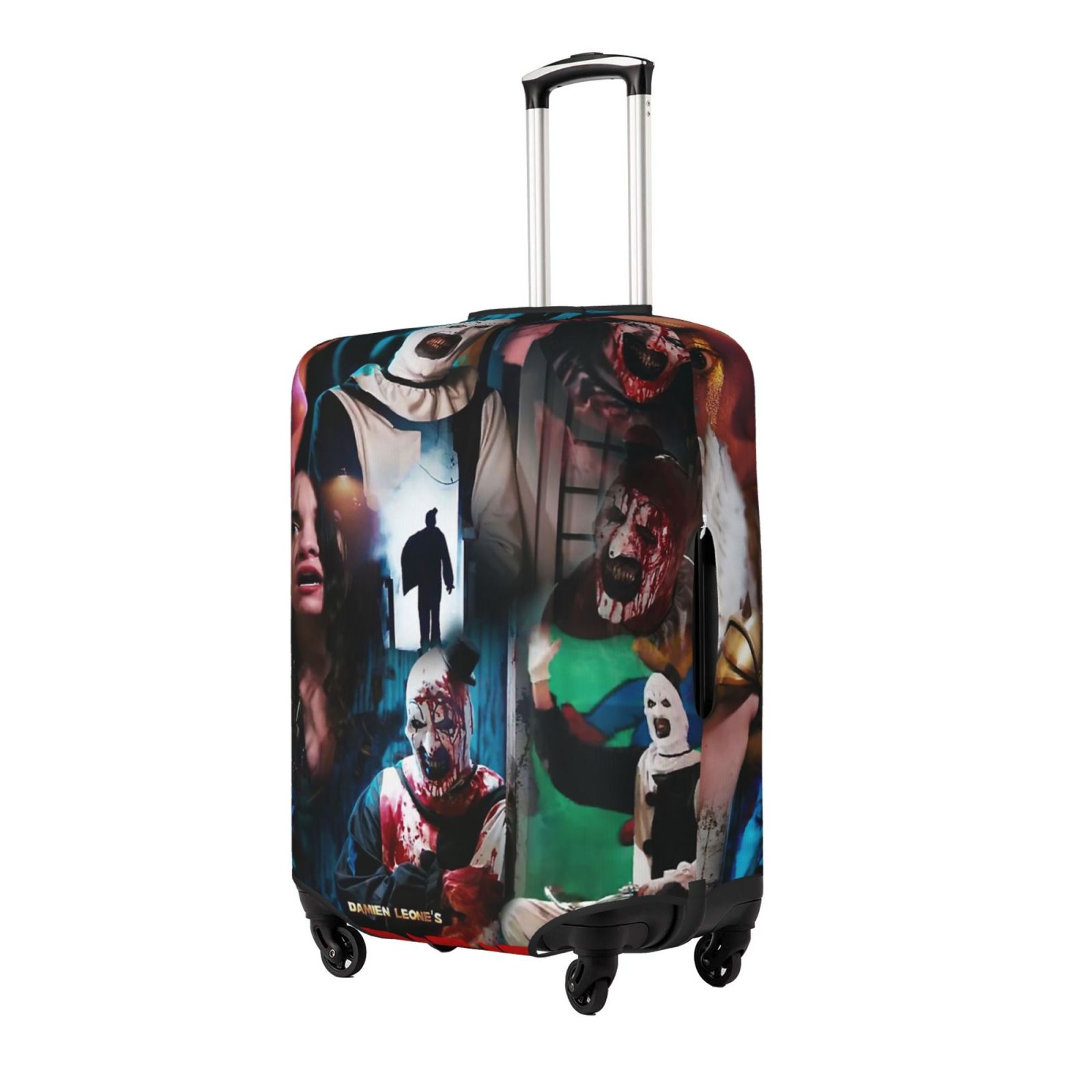 Terrifier Cartoon Elastic Travel Luggage Cover Travel Suitcase ...