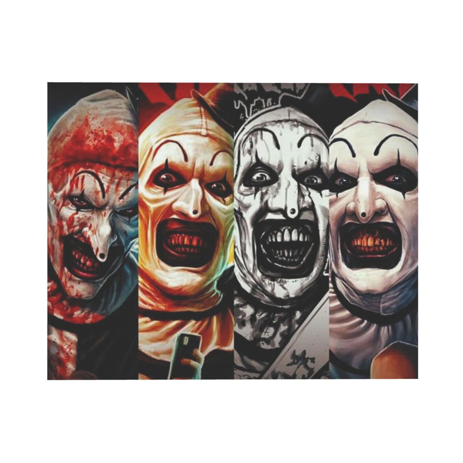 Terrifier Clown Horror Canvas Decorative Poster Unframed Wall Art ...