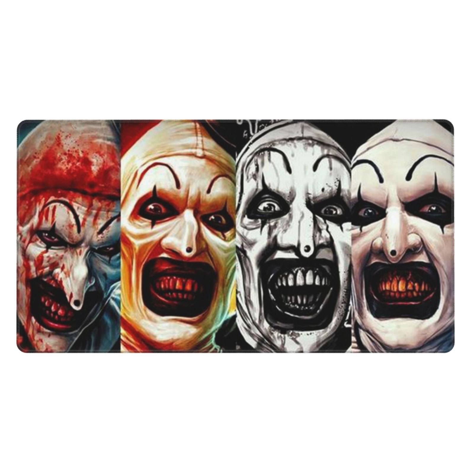 Terrifier Clown Horror Extended Gaming Mousepad Stitched Edge Mouse Pad ...