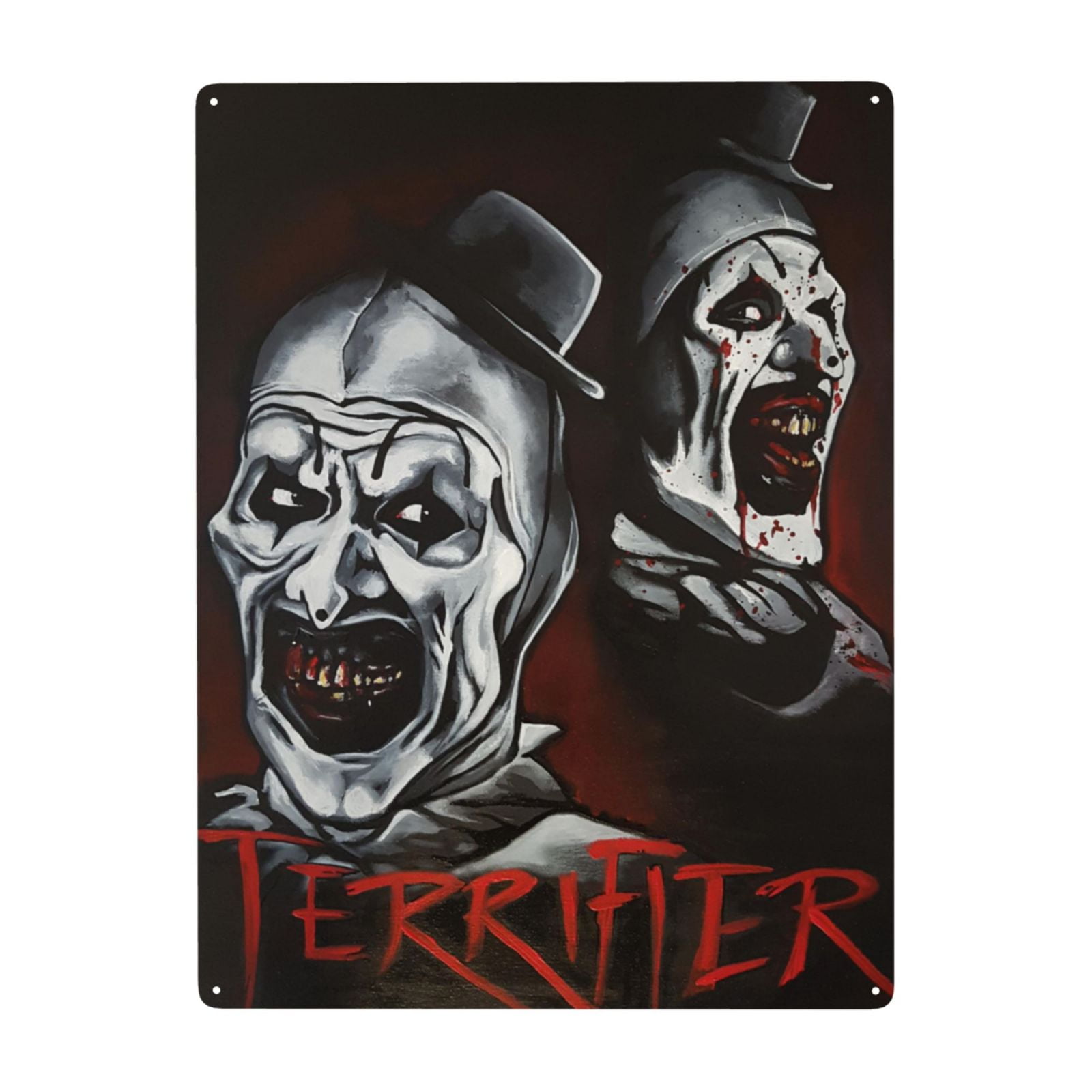 Terrifier Clown Metal Sign Decor 30x40cm Wall Art Sign for Home, Living ...