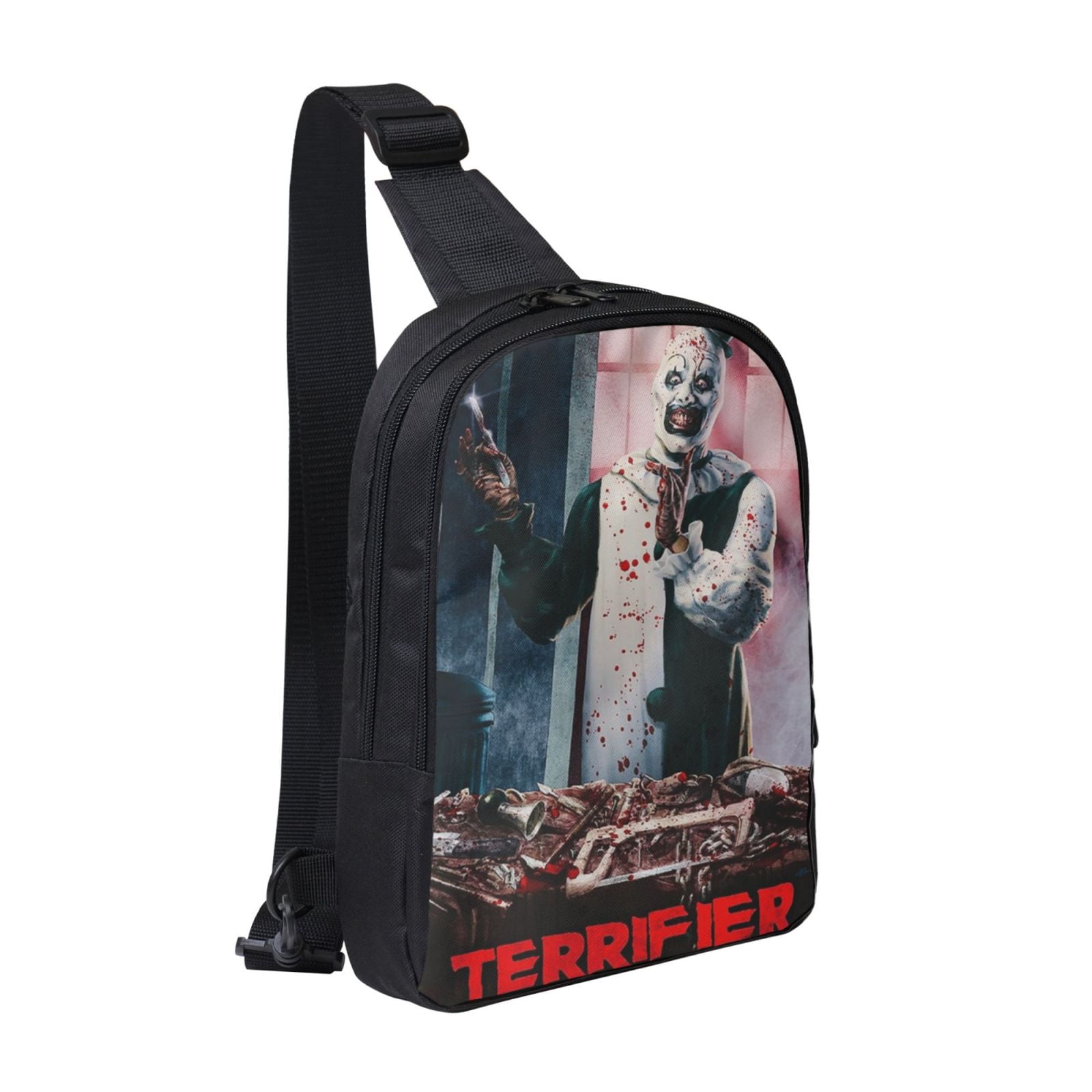 Terrifier Crossbody Sling Bag Fanny Pack Sling Chest Bag Dual Pocket ...