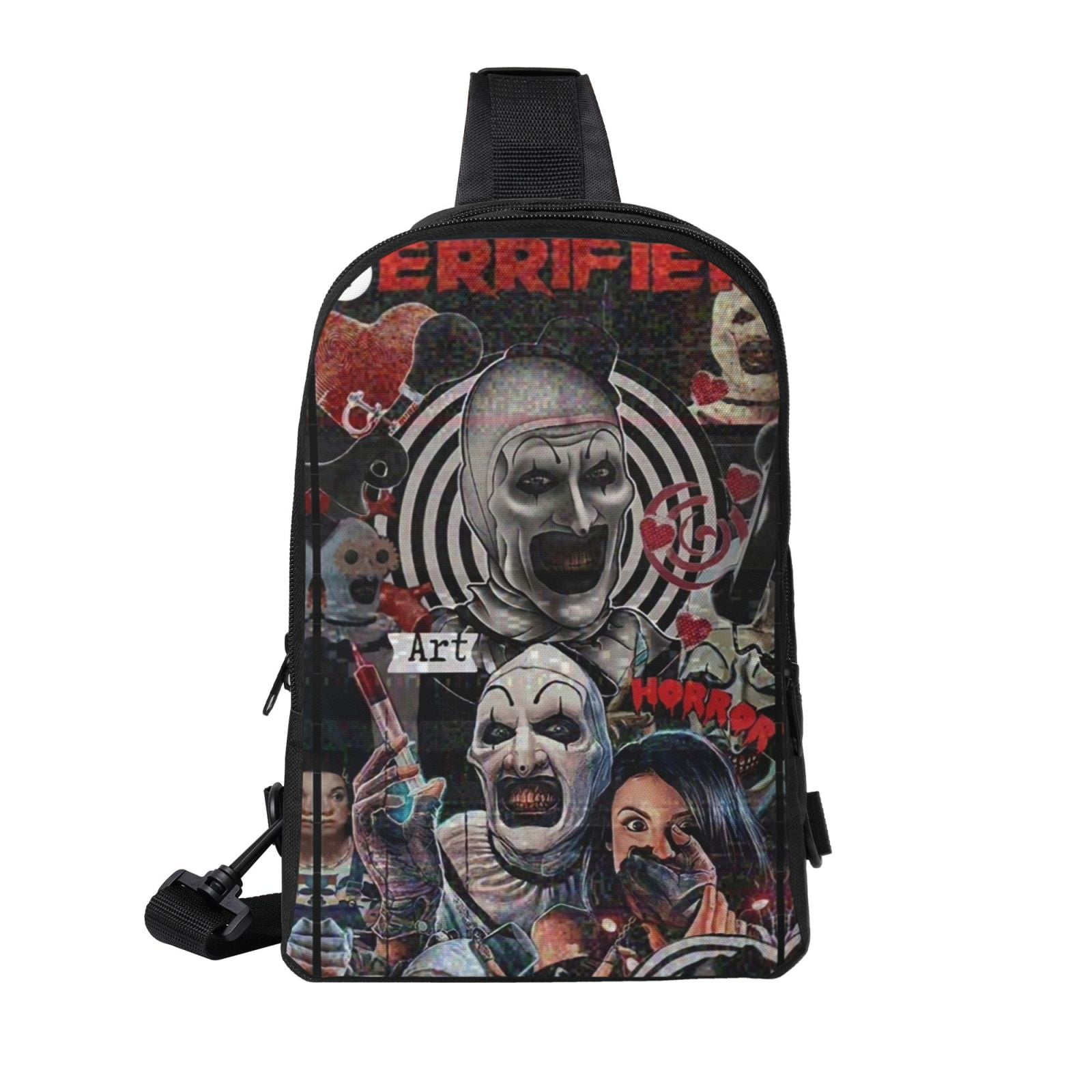 Terrifier Crossbody Sling Bag for Adults – Compact Chest Backpack for ...