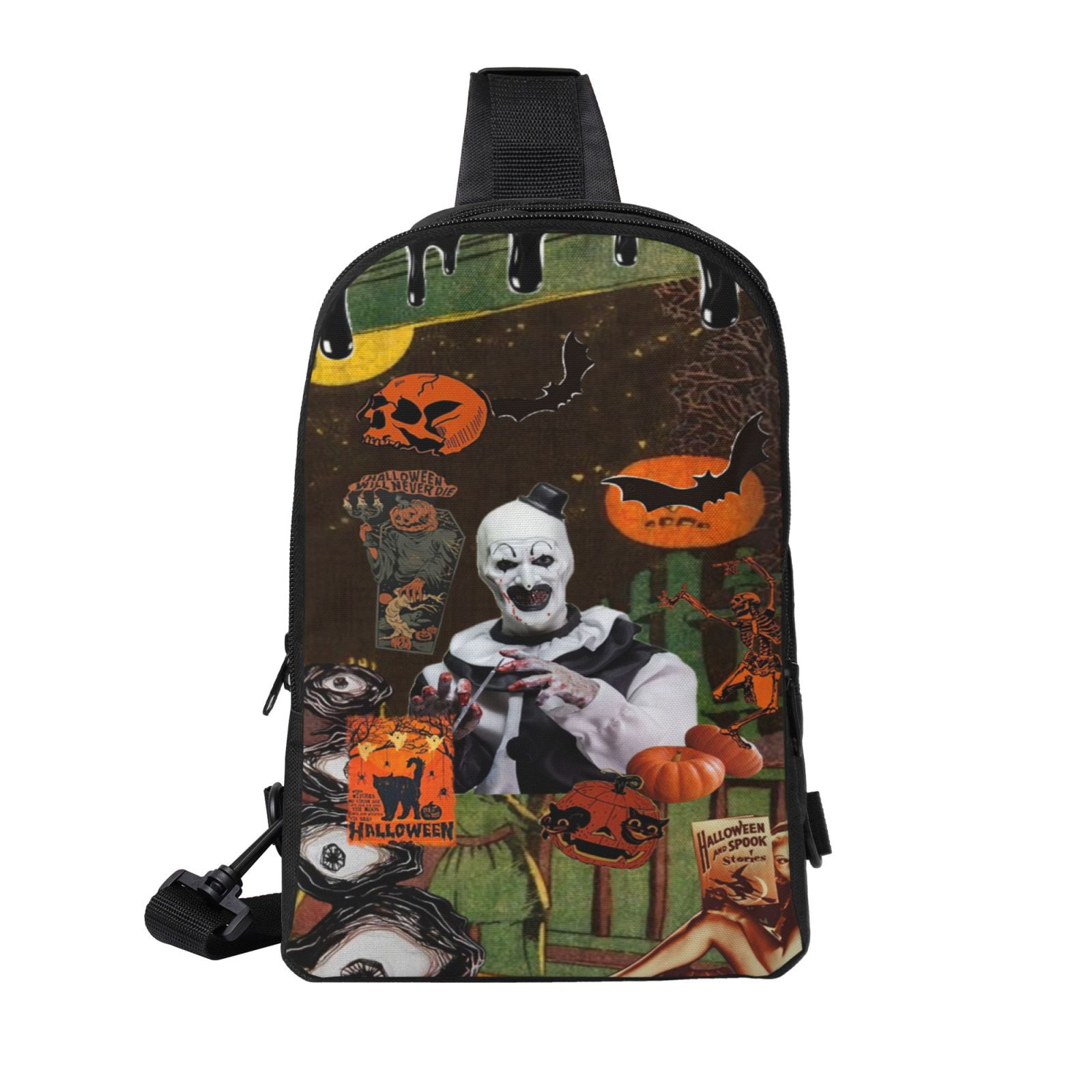 Terrifier Crossbody Sling Bag for Adults – Compact Chest Backpack for ...