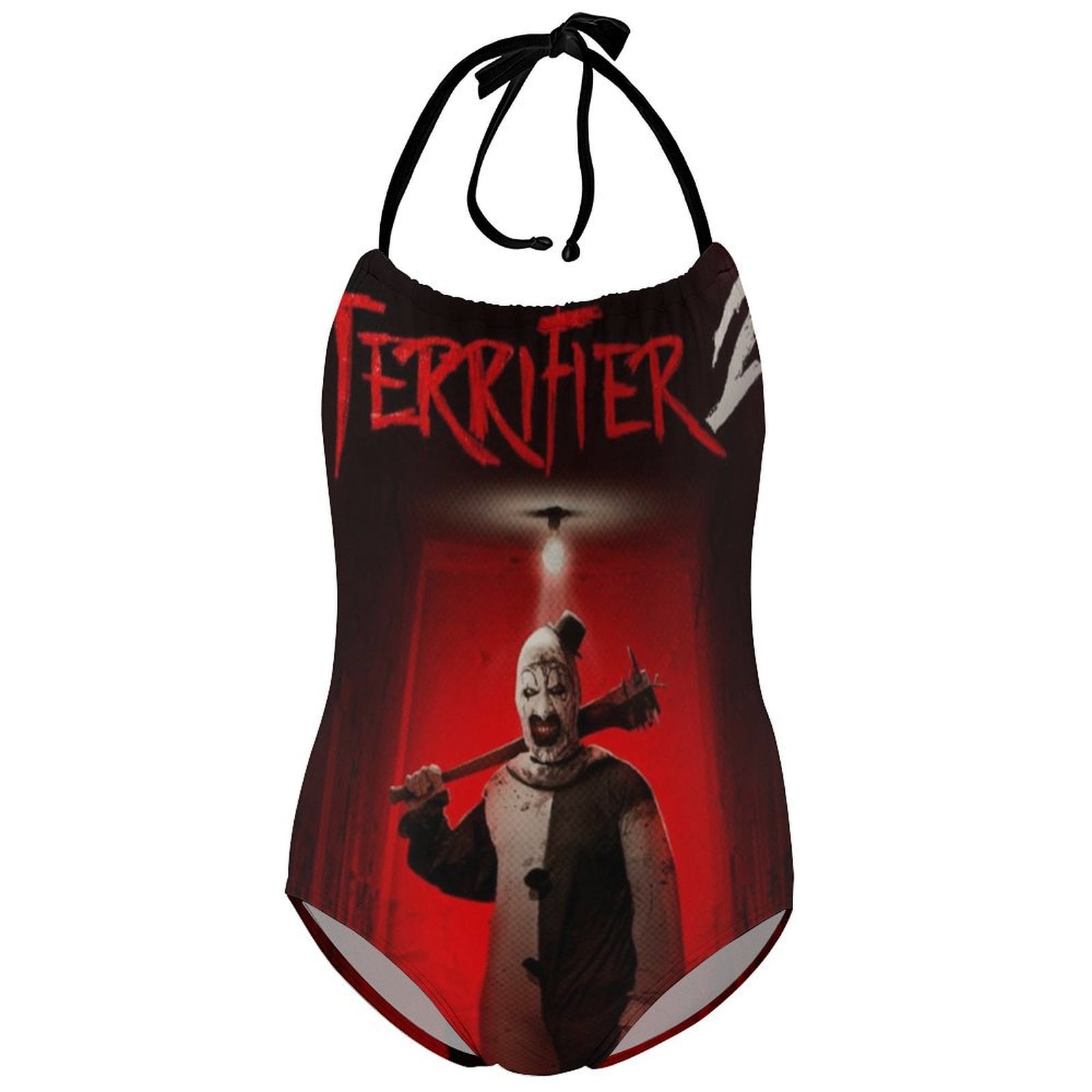 Terrifier Girl's One-Piece Swimsuit Bathing Suit Soft Stretchy Children ...