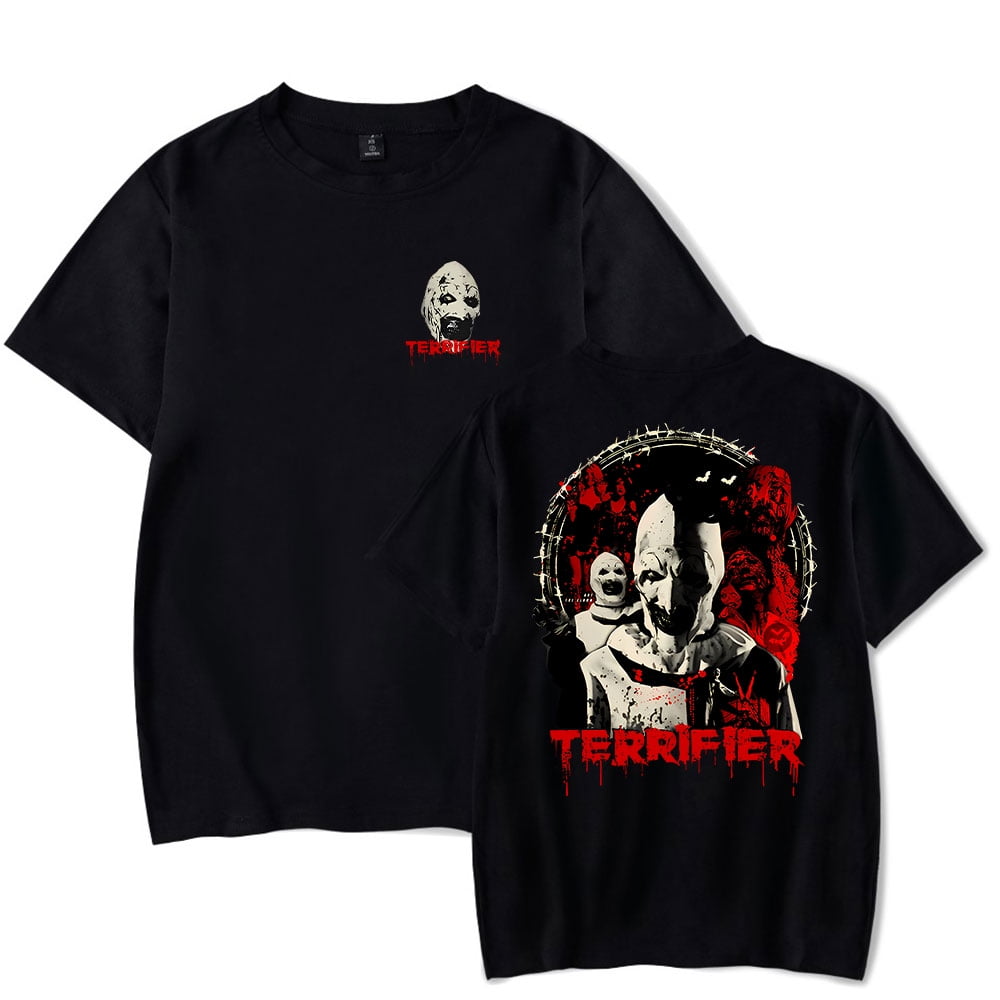 Terrifier Halloween Merch Scary Horror Movie Tshirt Cosplay Short ...