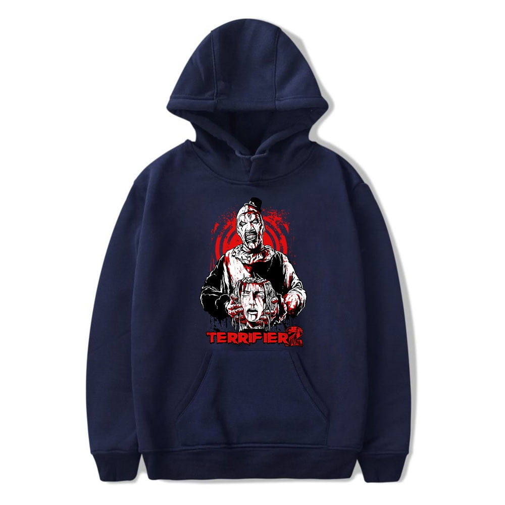Terrifier Hoodie Halloween Horror Movie Merch For Women/Men Casuals ...