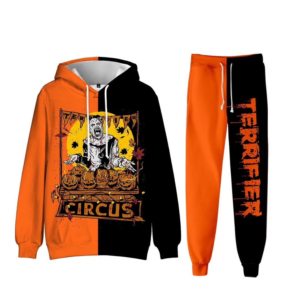 Terrifier Hoodies Set Halloween Horror Movie Merch For Men/Women ...