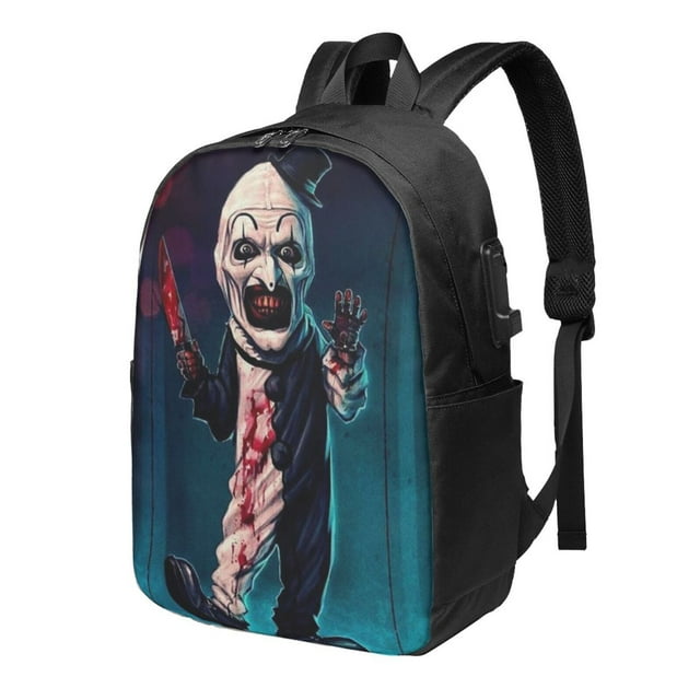 Terrifier Horror Clown Backpack Lightweight Shoulders Daypack School ...