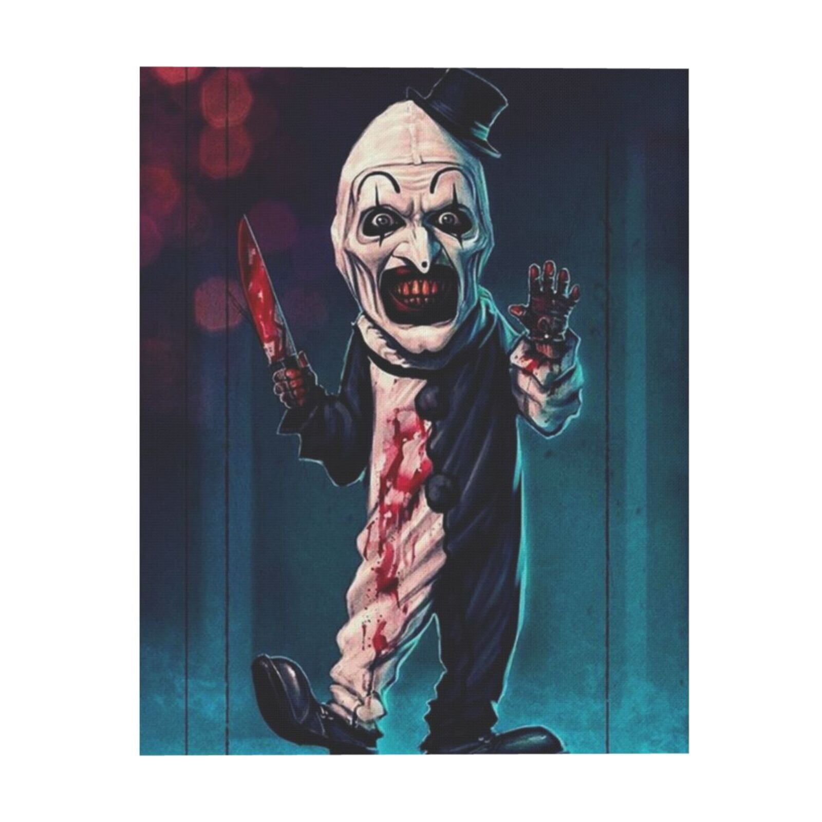 Terrifier Horror Clown Canvas Decorative Poster Art Picture Painting ...