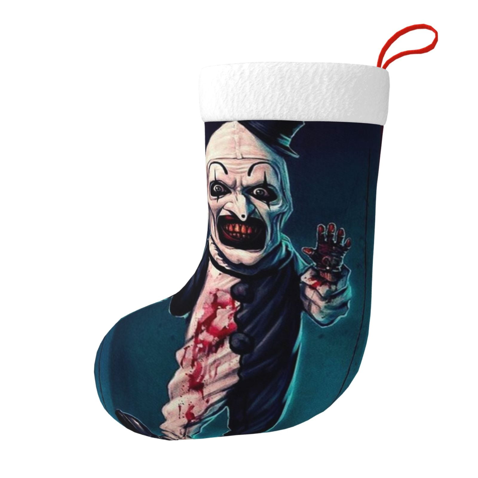 Terrifier Horror Clown Christmas Stocking Fireplace Hanging Stocking ...