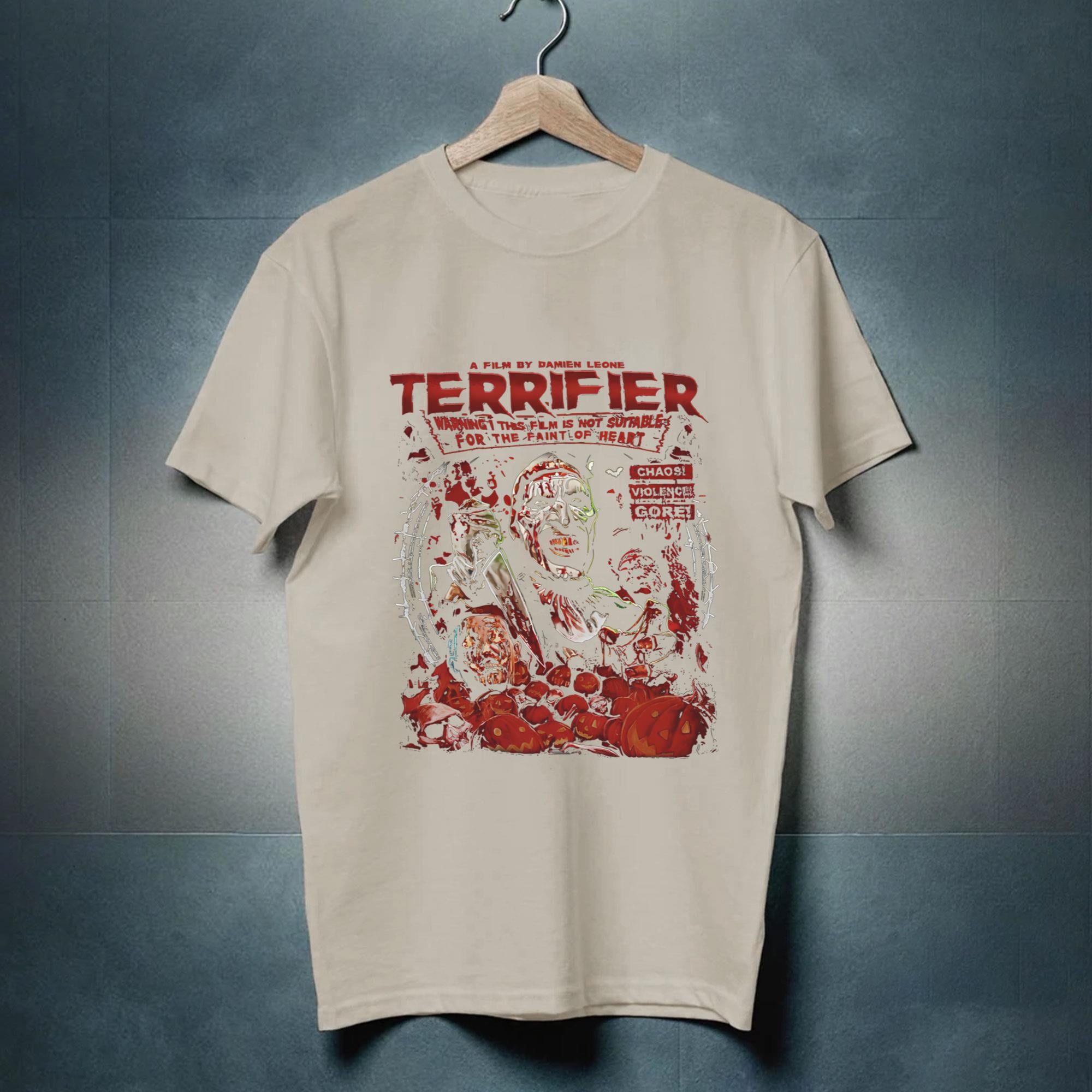 Terrifier Horror Film Shirt Art the Clown Fan Tee Horror Movie Merch ...