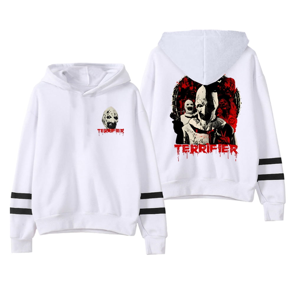 Terrifier Horror Movie Halloween Merch Hoodie Women Men Pocketless ...