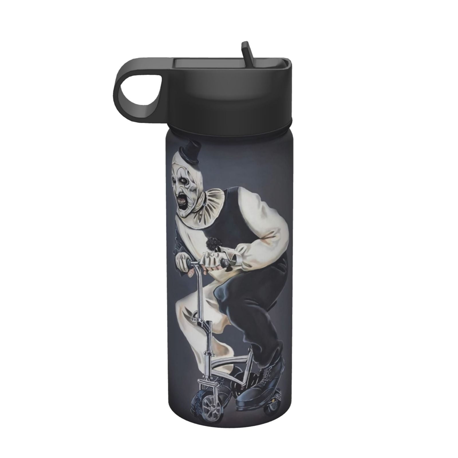 Terrifier Insulated Water Bottle, 18oz Vacuum Stainless Steel Sports ...