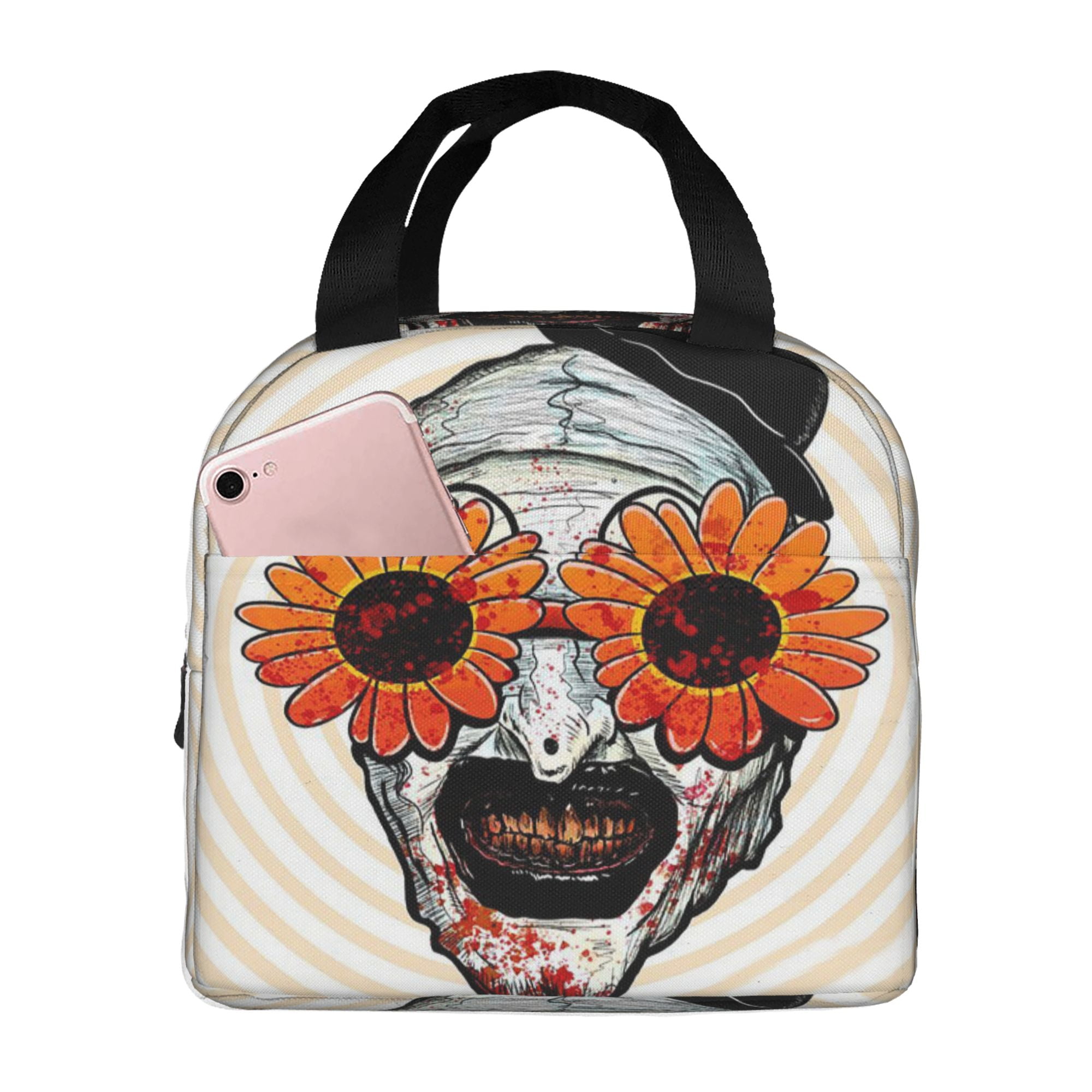 Terrifier Lunch Bag Tote Shoulder Bags Insulated Lunch Box Picnic Beach ...