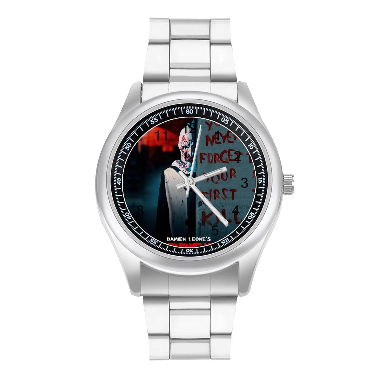 Terrifier Men's Watches Arabic Numerals Easy Reader Classic Work ...