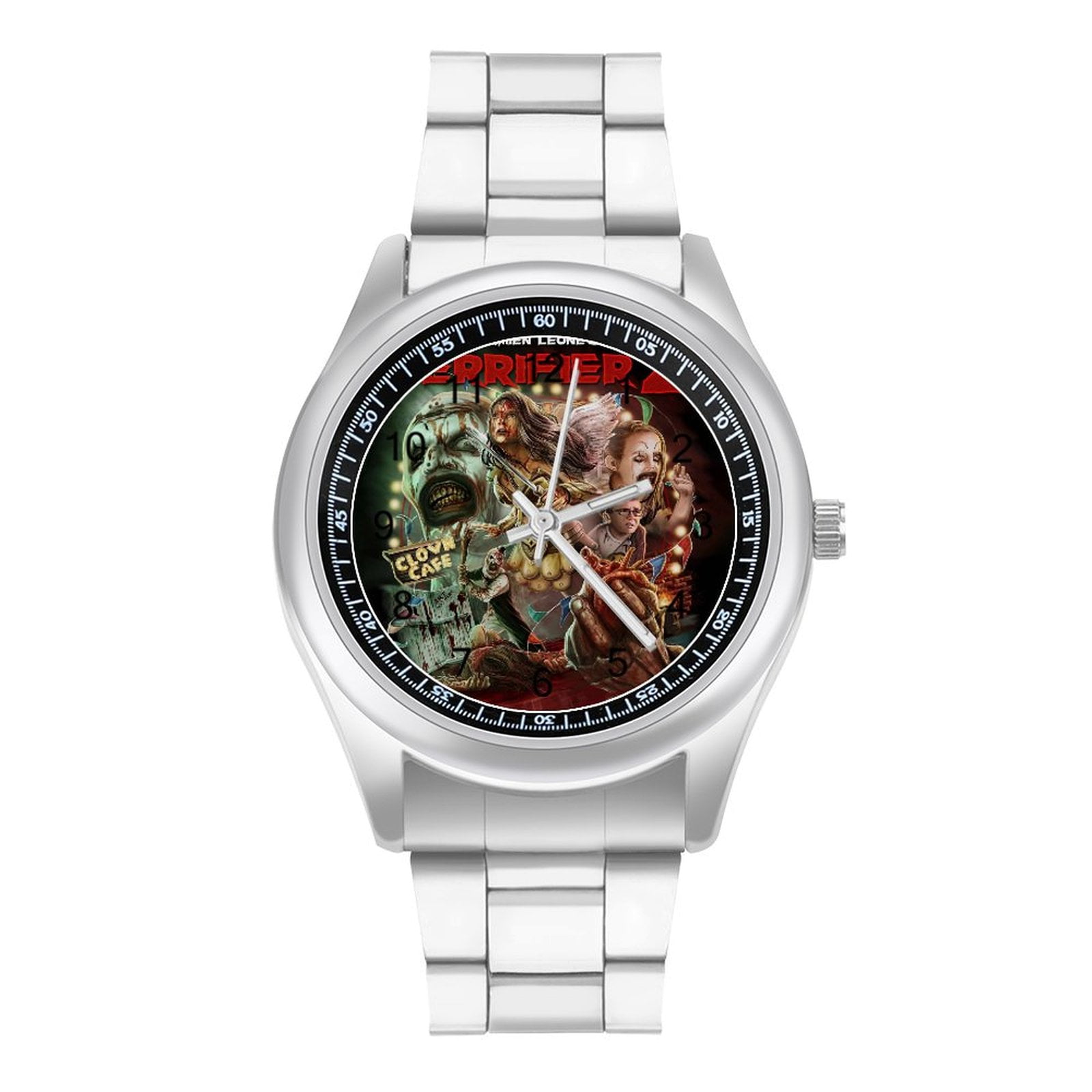 Terrifier Men's Watches Arabic Numerals Easy Reader Classic Work ...