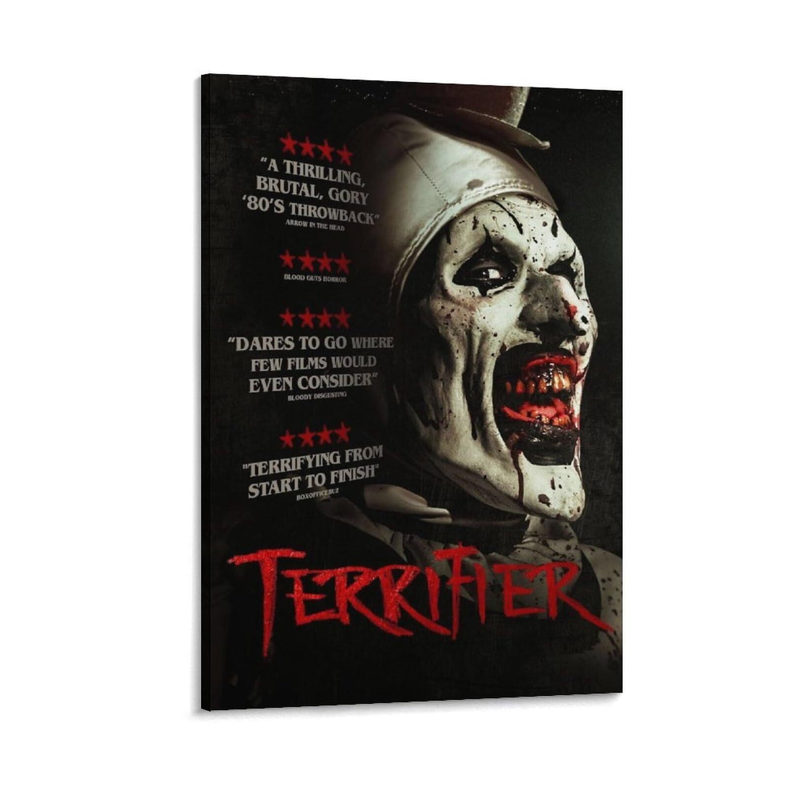 Terrifier Movie Poster 3 Wall Art Picture Painting Poster Canvas Print ...