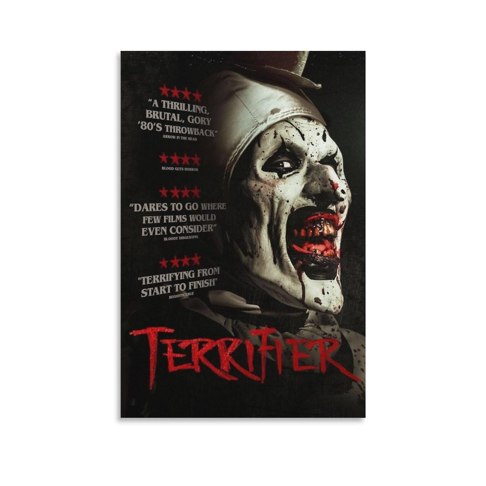 Terrifier Movie Poster 3 Wall Art Picture Painting Poster Canvas Print ...