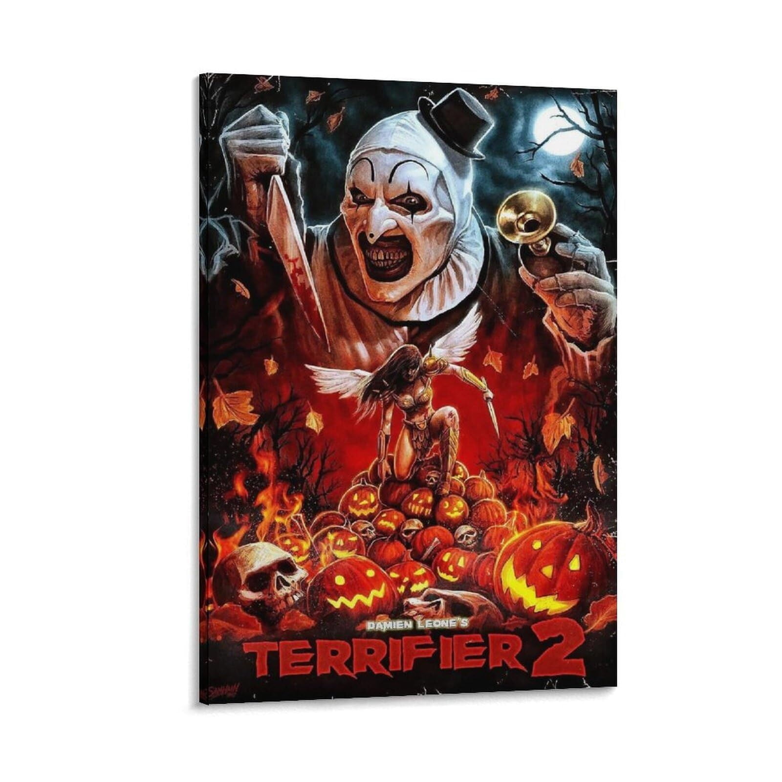Terrifier Movie Poster Style 2 Home Decor Poster Wall Art Hanging ...