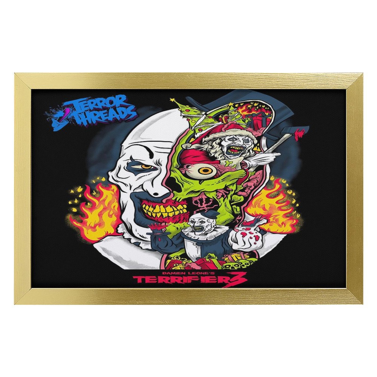 Terrifier Plane Outer Frame Decorative Canvas Painting Wall Hanging Art ...