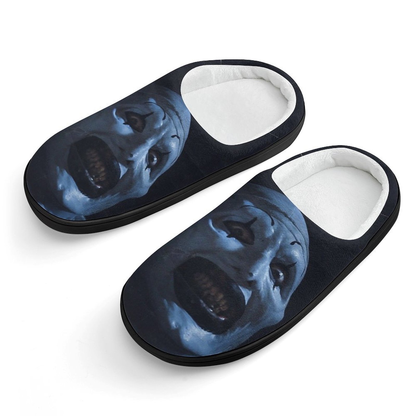 Terrifier Slippers for Kids, Cute Soft Plush Anti-slip Fluffy Fuzzy ...