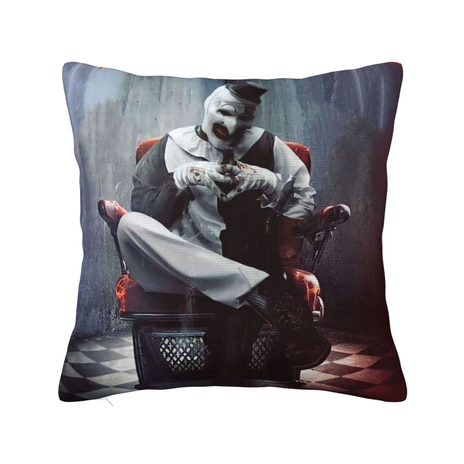 Terrifier Square Pillow Case Pillow Holder Soft Decorative Pillow Sham ...