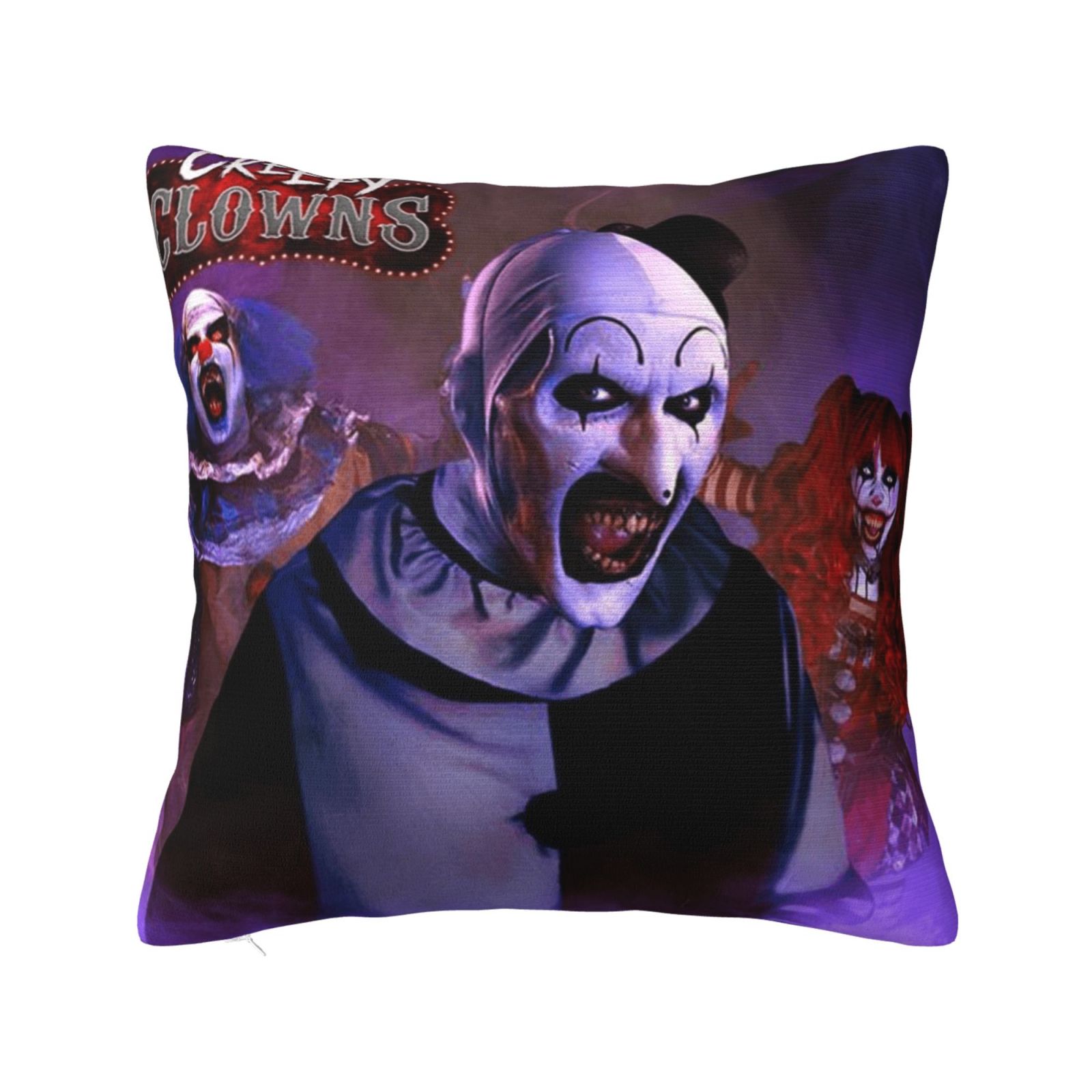 Terrifier Throw Pillow Covers 12"x12" Inch, Modern Decor Pillow Case ...