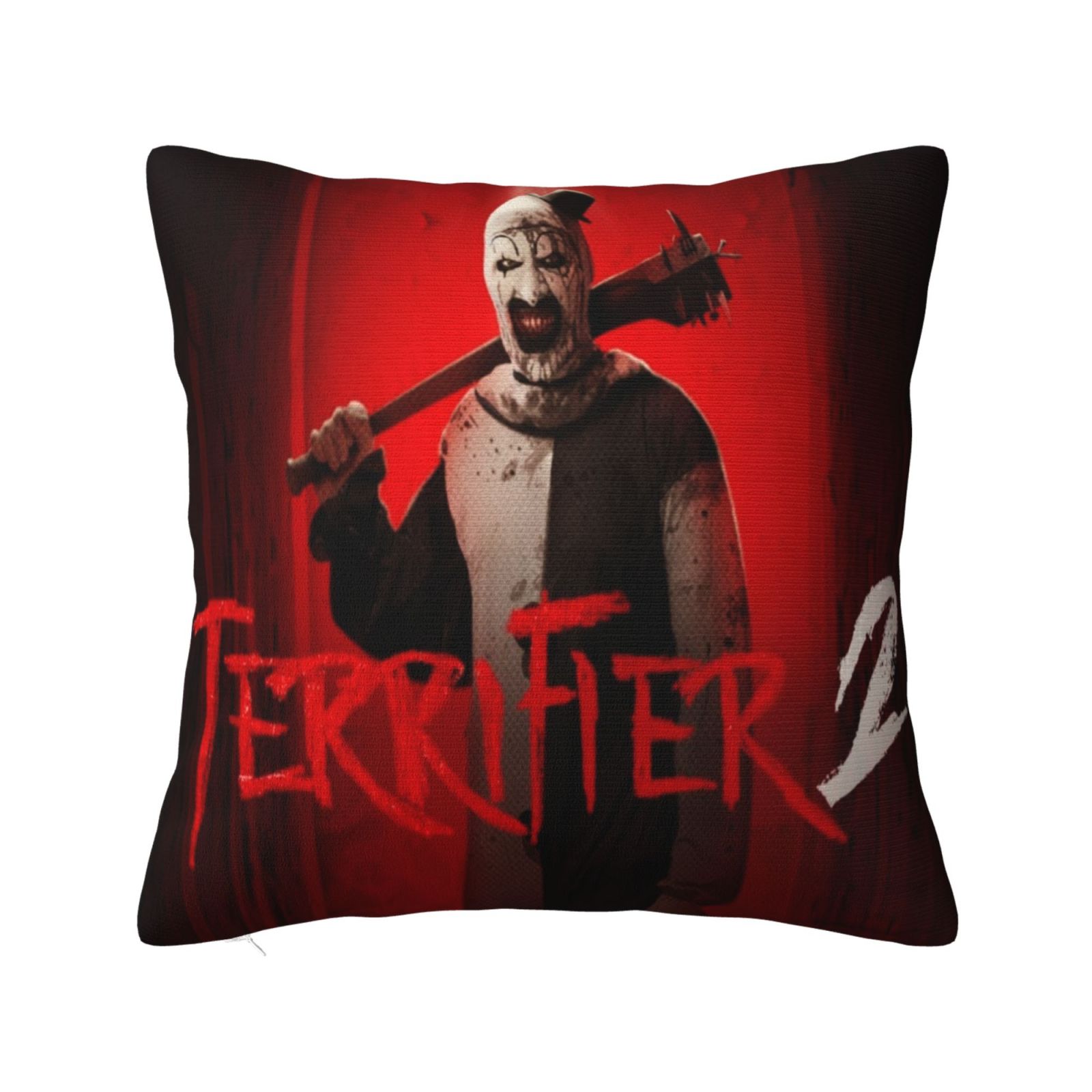 Terrifier Throw Pillow Covers 26"x26" Inch, Modern Decor Pillow Case ...