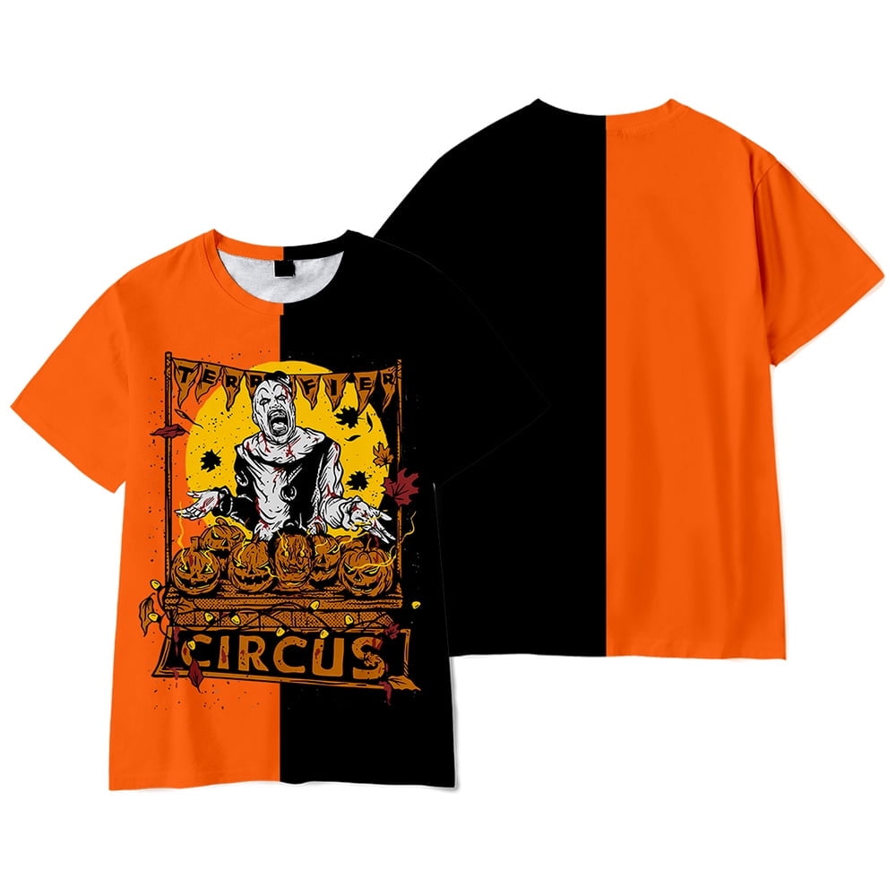 Terrifier Tshirt Halloween Horror Movie Tee Merch Cosplay Scary T-shirt ...