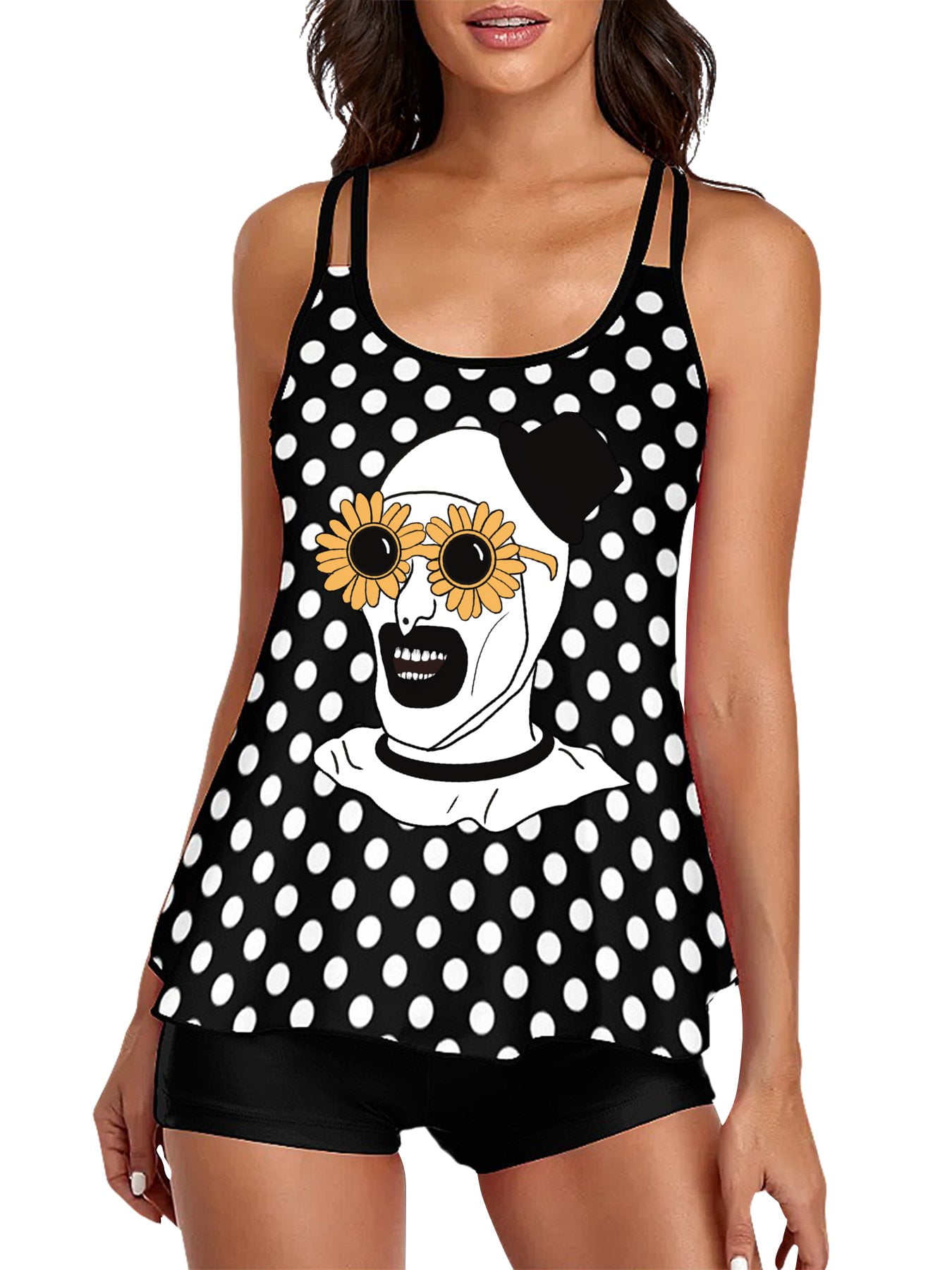 Terrifier Women's Detachable Bra And Swim Briefs Two-Piece Swimsuit Set ...