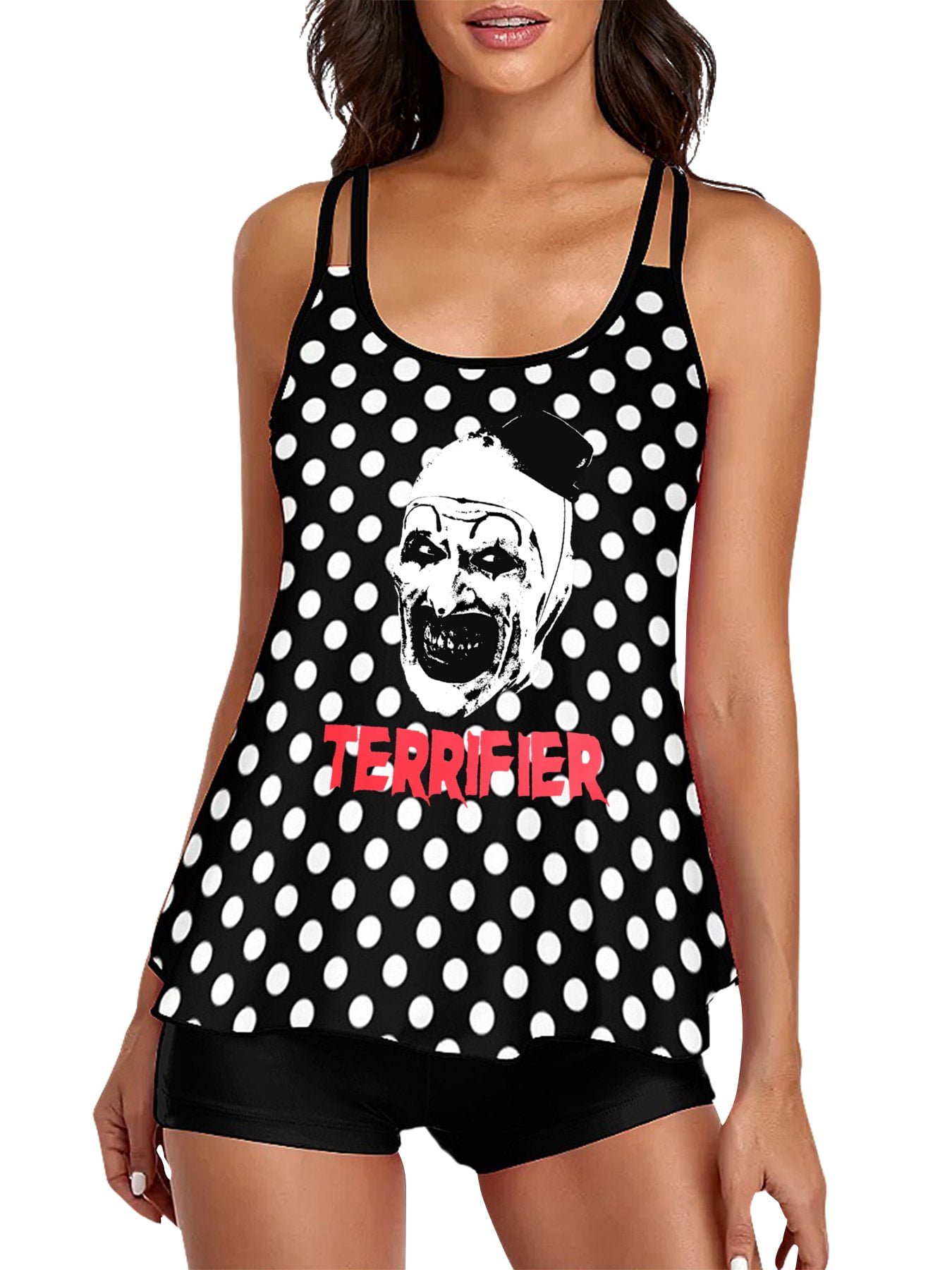 Terrifier Women's Detachable Bra And Swim Briefs Two-Piece Swimsuit Set ...