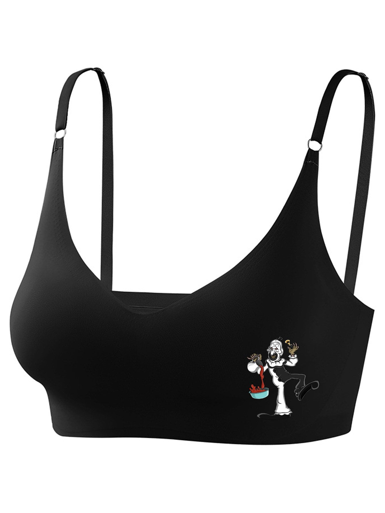 Terrifier Women's Full Coverage Bra Lingerie Bra With Chest Straps ...