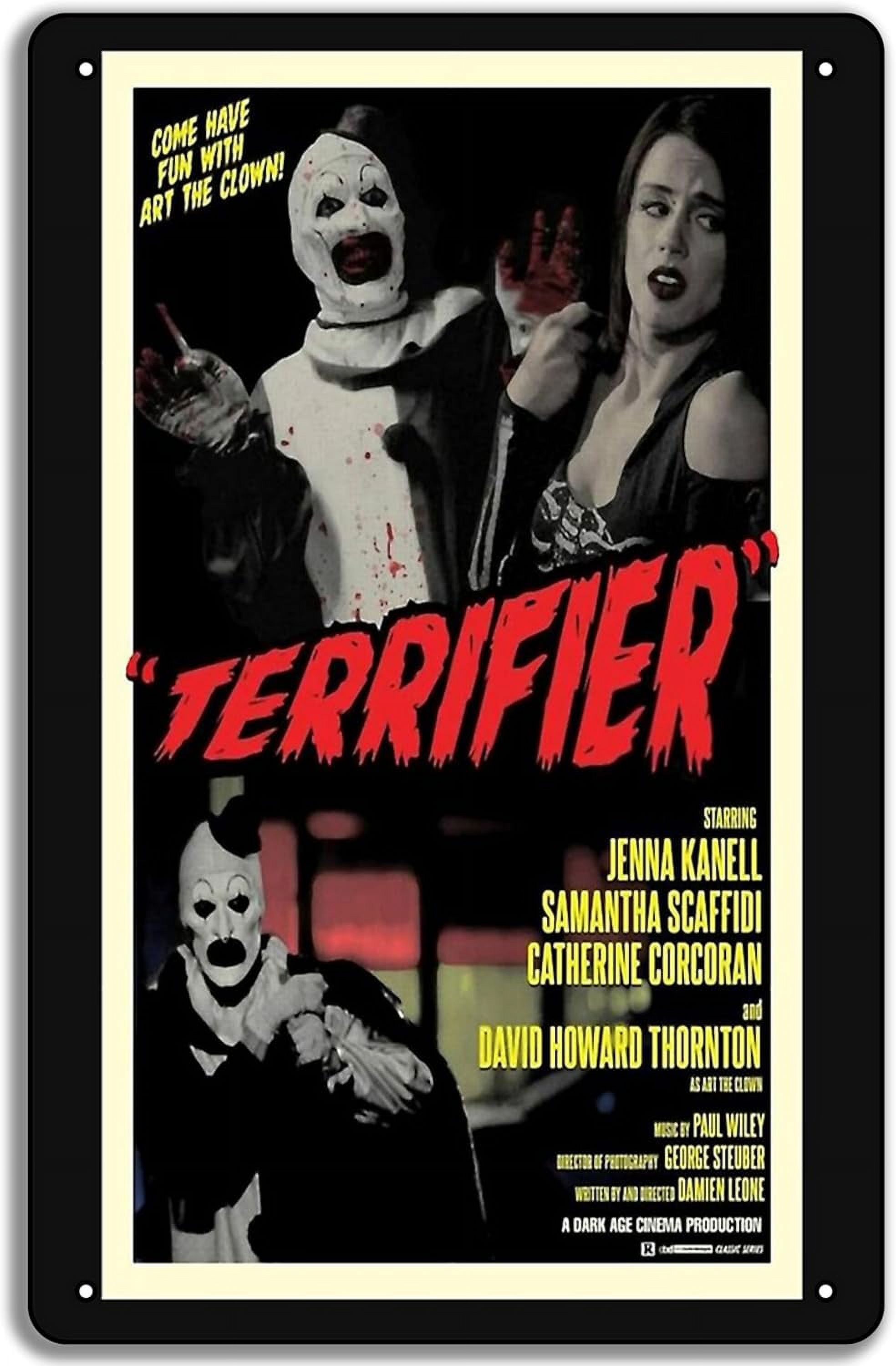 Terrifier art the clown horror Photographic Print Metal Tin Sign 8x12in ...