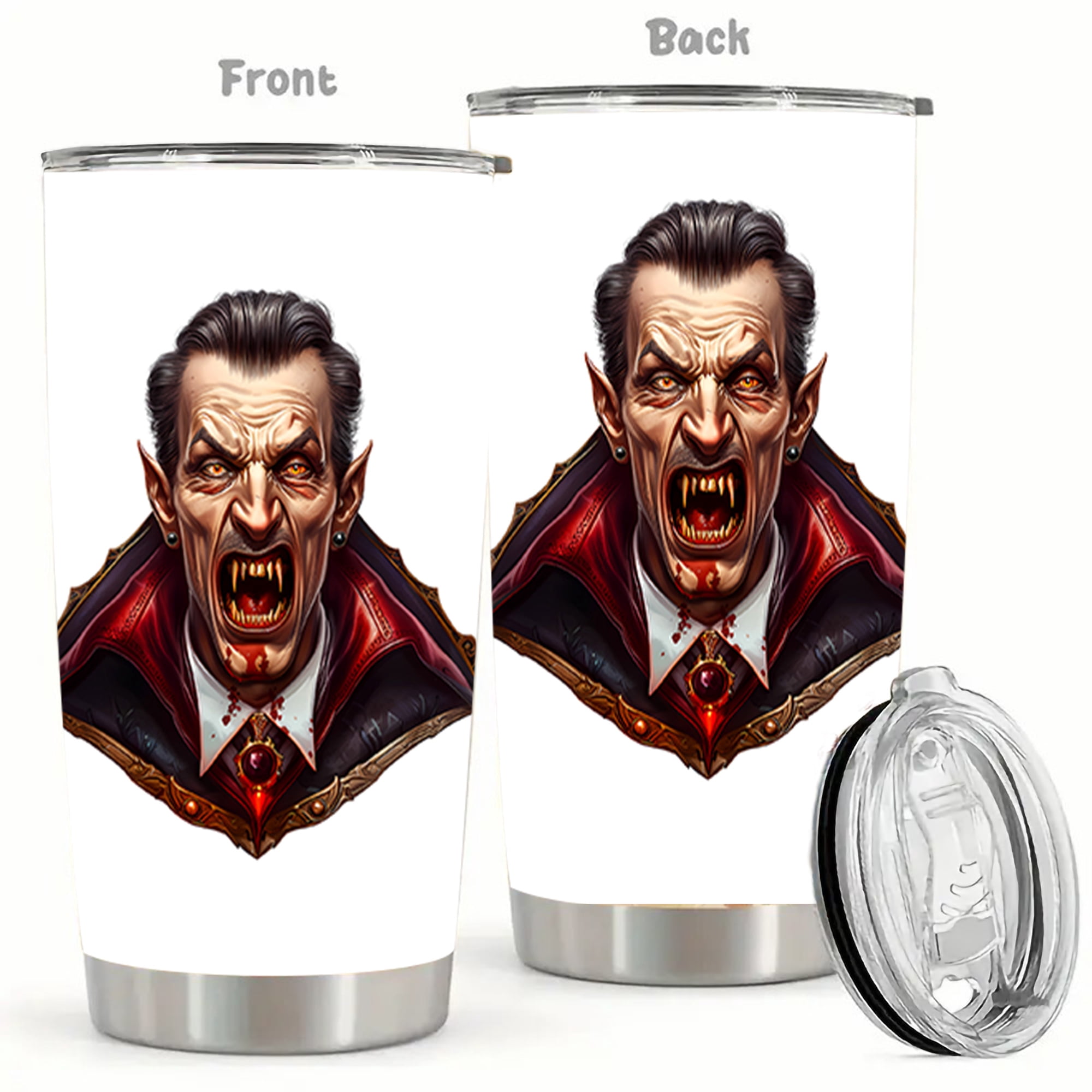 Terrifying Vampire Duke Double Stainless Steel 3D Printed Thermoses ...