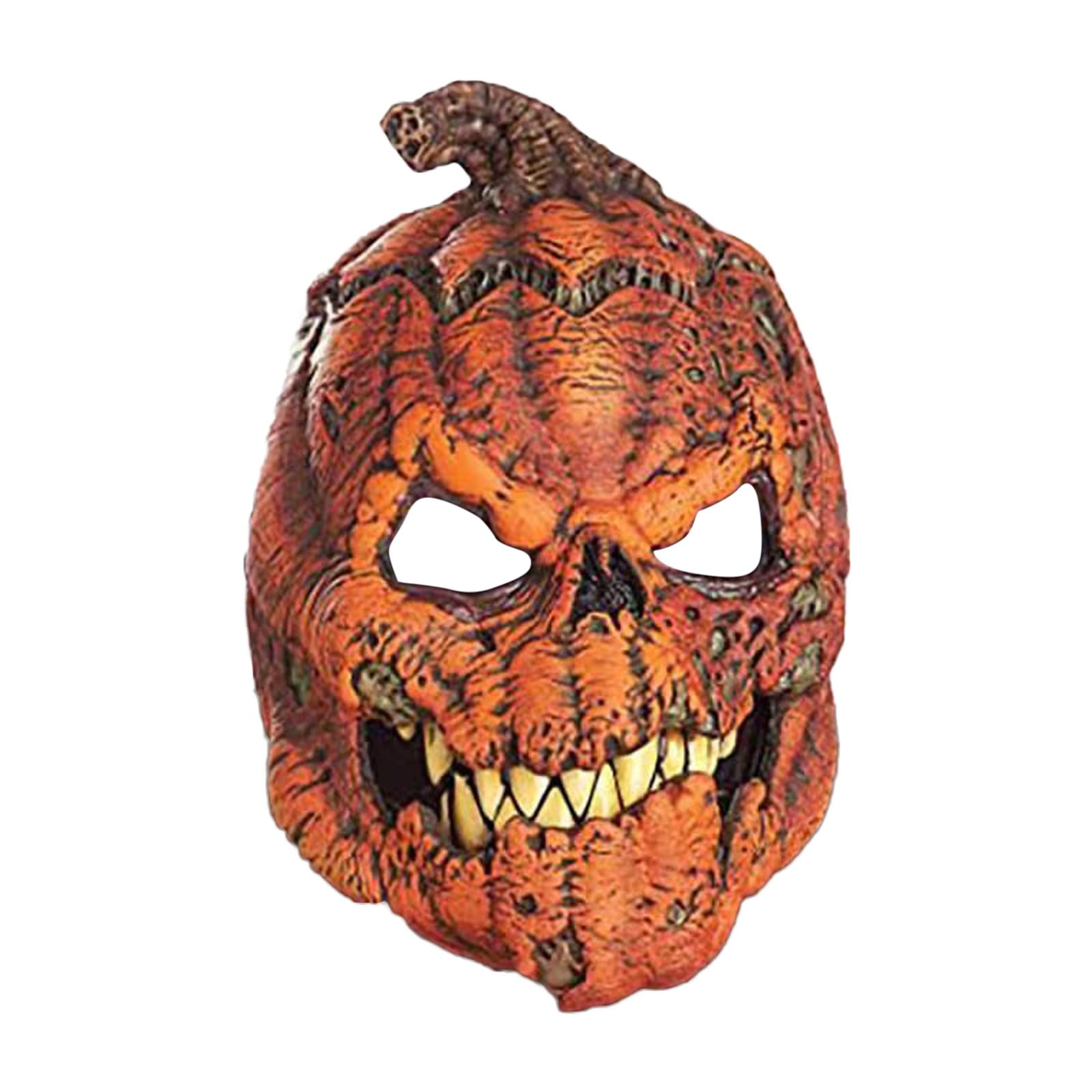 Terrifyingly Realistic Latex Pumpkin Fear Face Headgear For Hauntingly ...