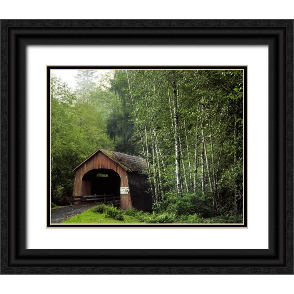 Terrill, Steve 32x26 Black Ornate Wood Framed with Double Matting ...