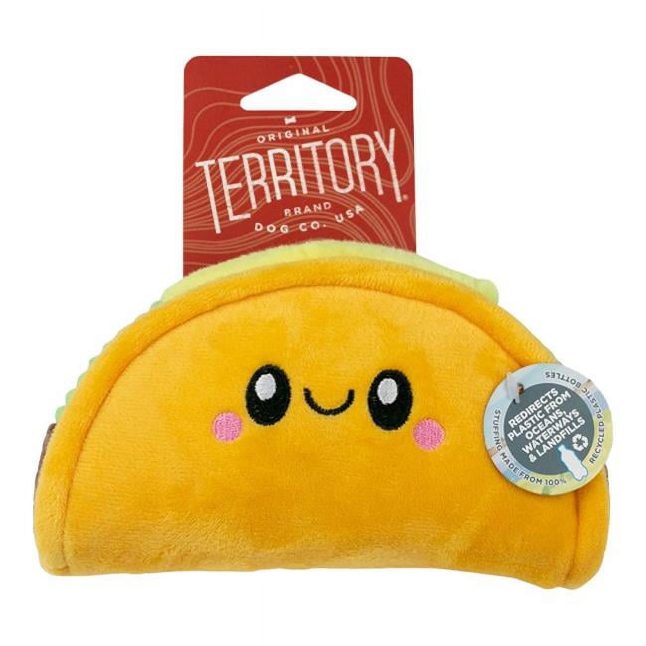 Territory 022266177999 6 in. Plush Squeaker Taco Dog Toy - Walmart.com