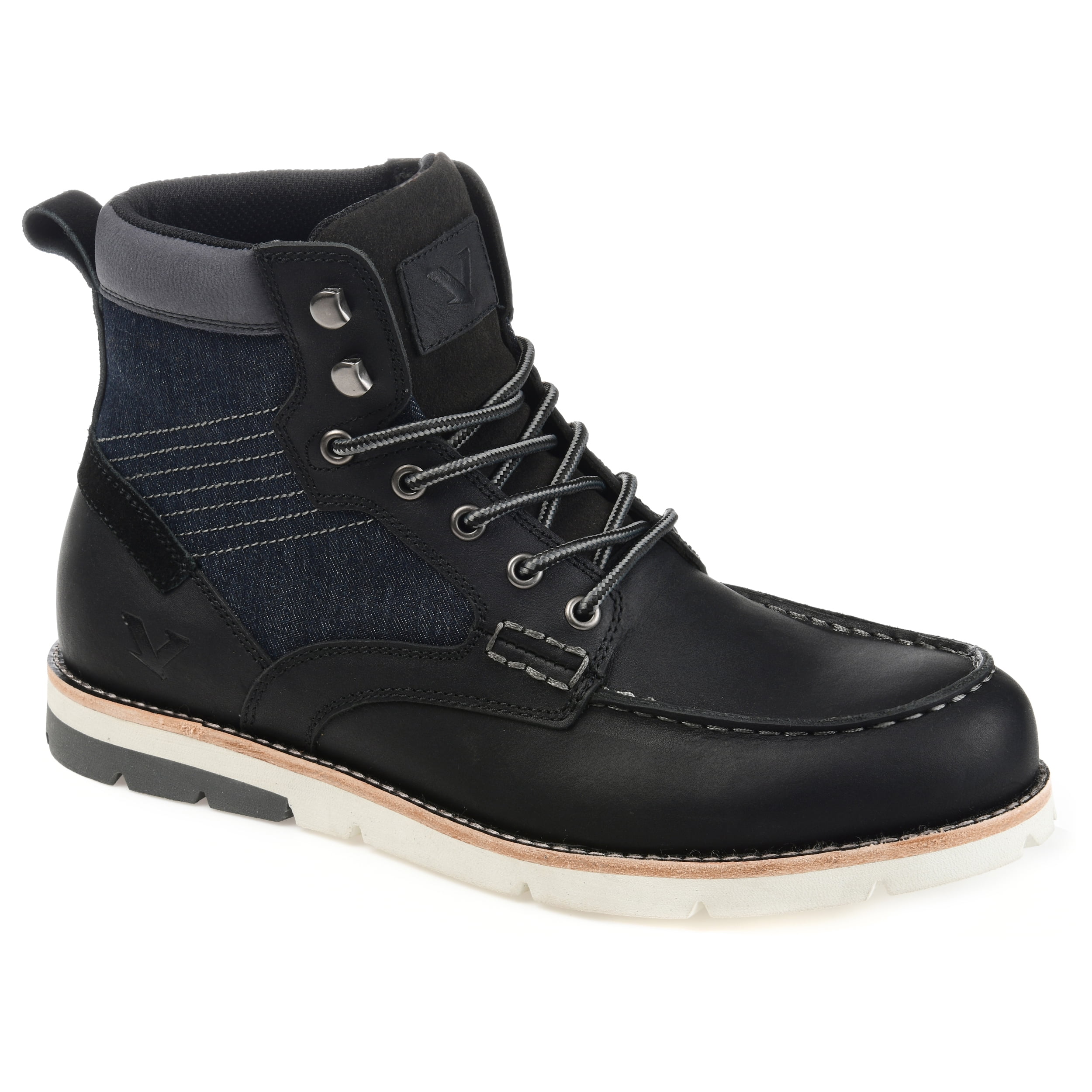 Territory Men's Lace-up Mack Moc Toe Ankle Boot - Walmart.com