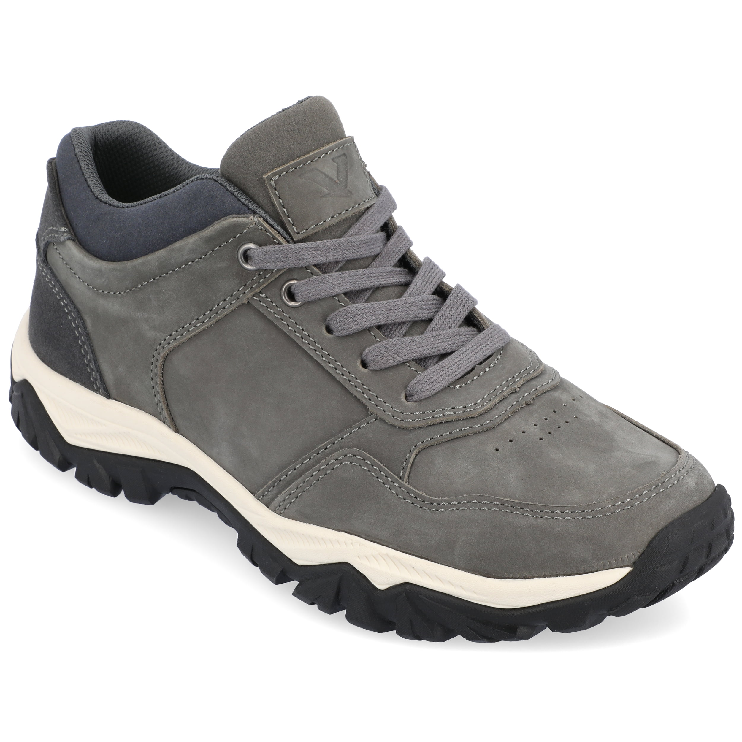 Territory Mens Beacon Casual Lace-up Leather Sneaker - Walmart.com
