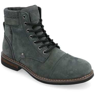 J75 by Jump Mens Deploy Lace-Up Ankle Cap Toe Boots - Walmart.com