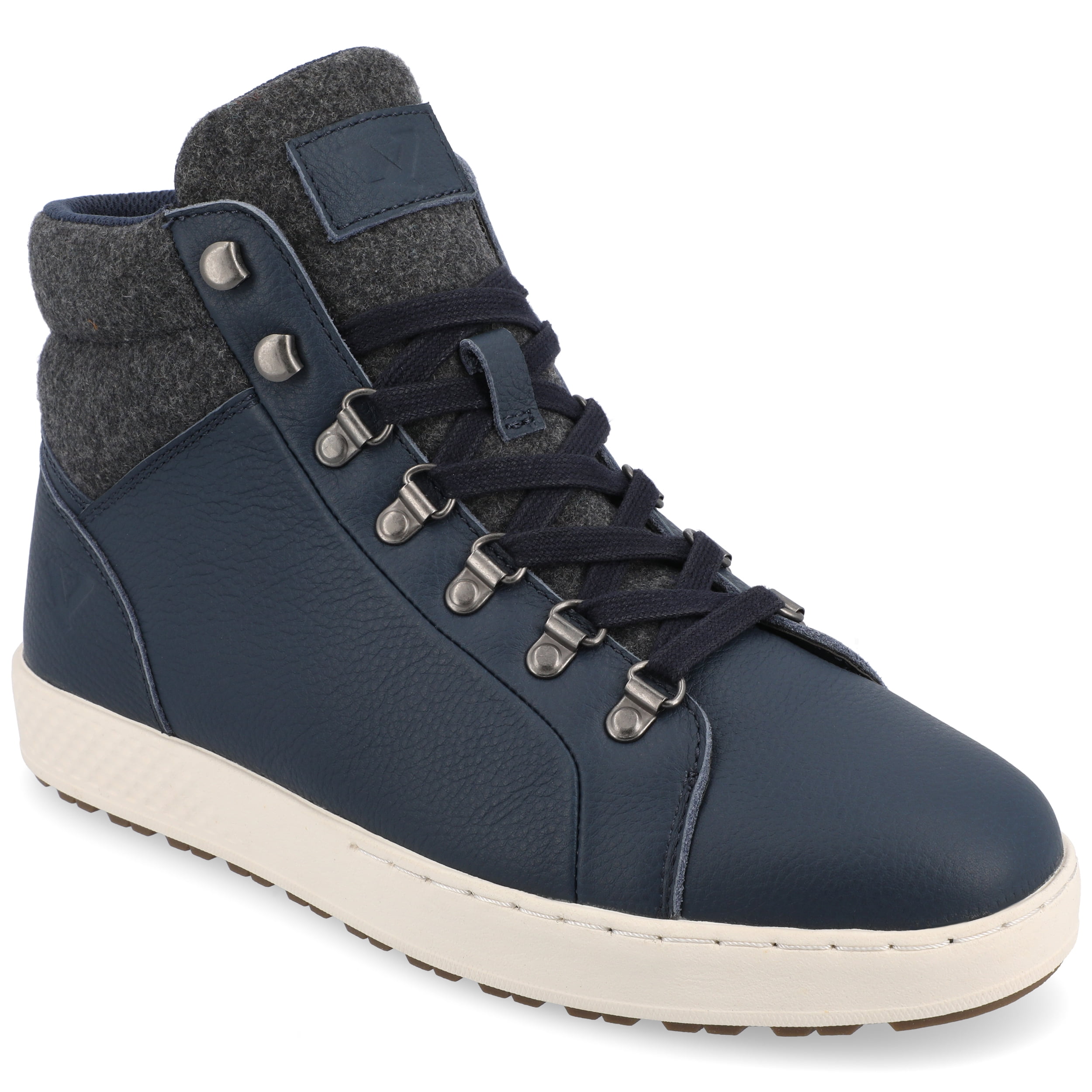 Free Shipping! Territory Rukus Leather High-Top Sneaker with Tru ...