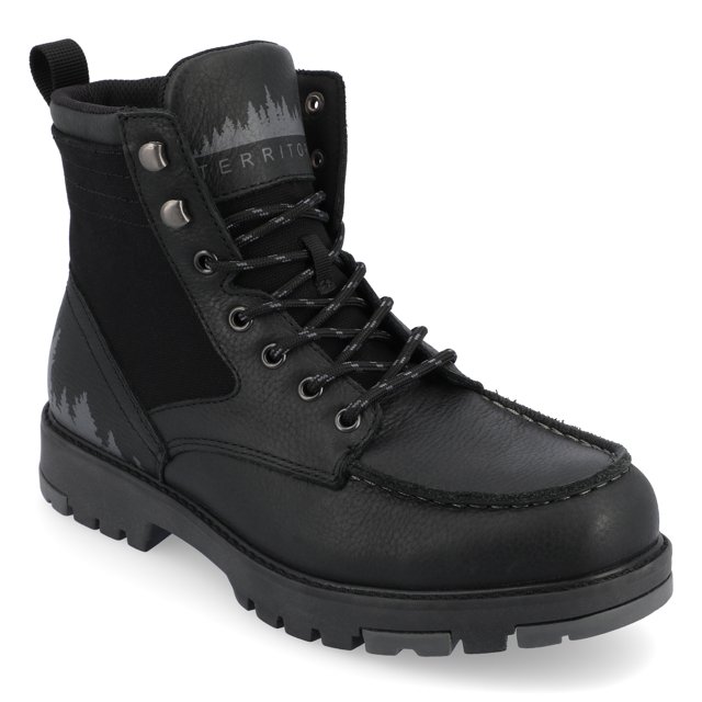 Territory Timber Tru Comfort Foam Water Resistant Moc Toe Lace-up Ankle ...