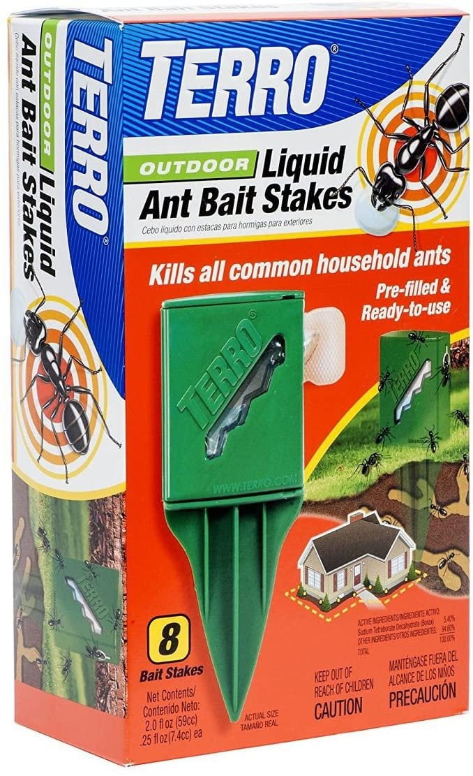 TERRO Outdoor 8PK LIQ Ant Bait Stake - Walmart.com