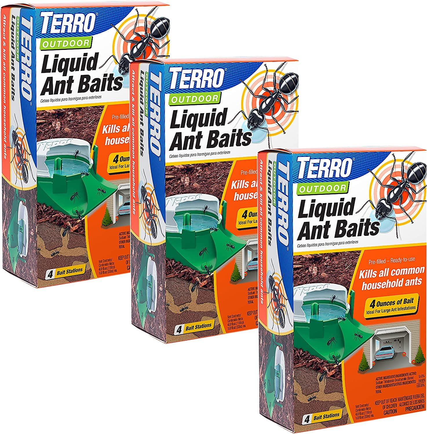 Terro T1804-3SR Outdoor Liquid Ant Baits - Walmart.com