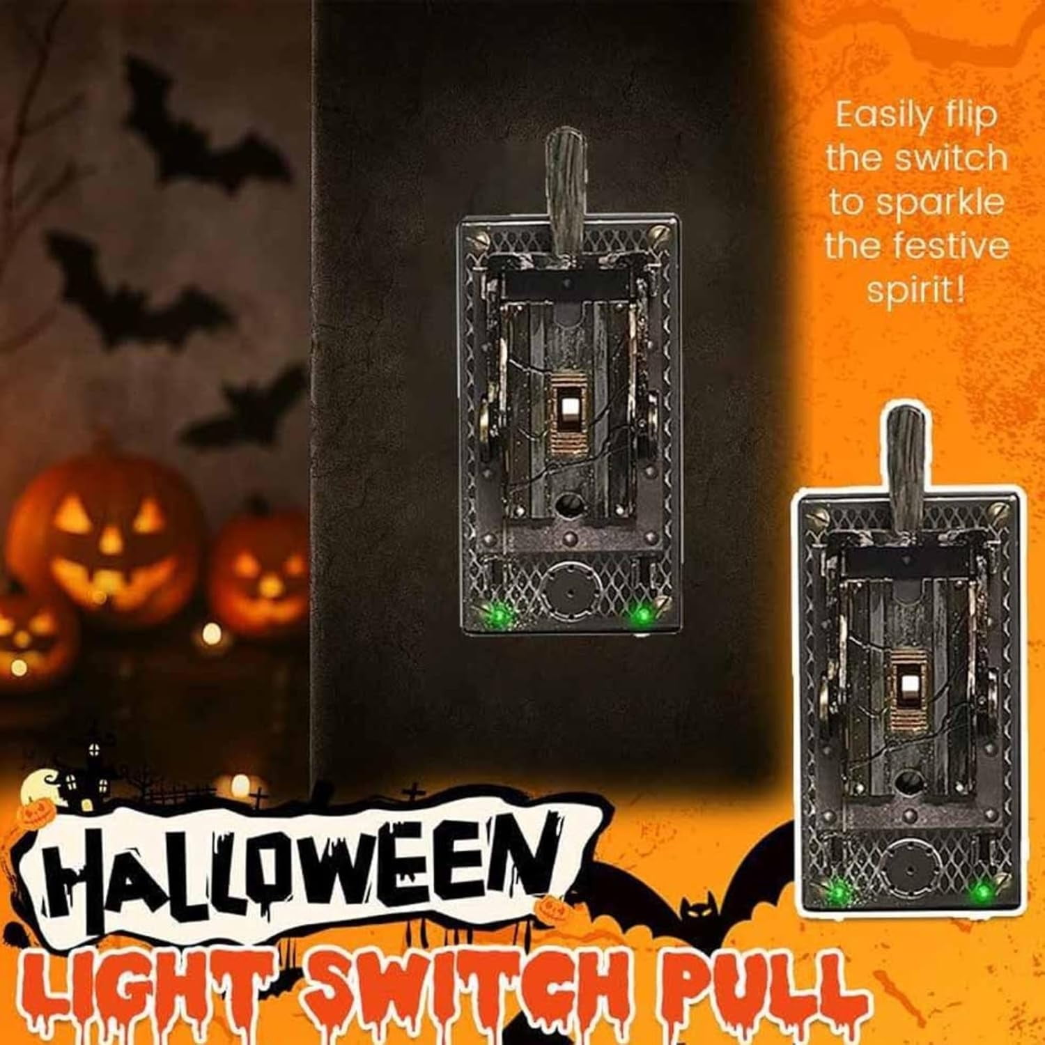 Terror-Switch Light Switch Lever, Halloween Gothic Eerie Light Switch ...