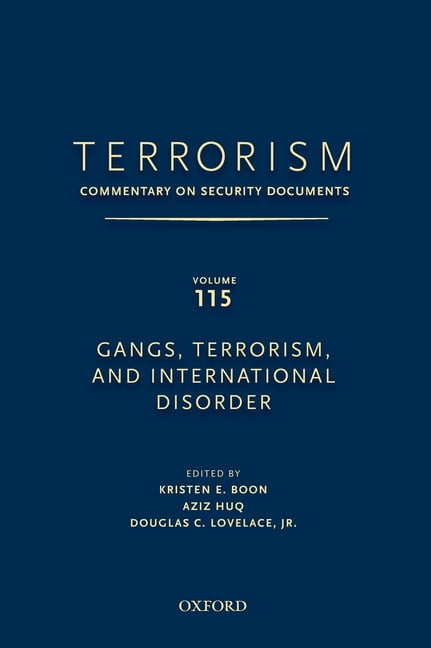 Terrorism: Commentary on Security Docume Terrorism: Commentary on ...
